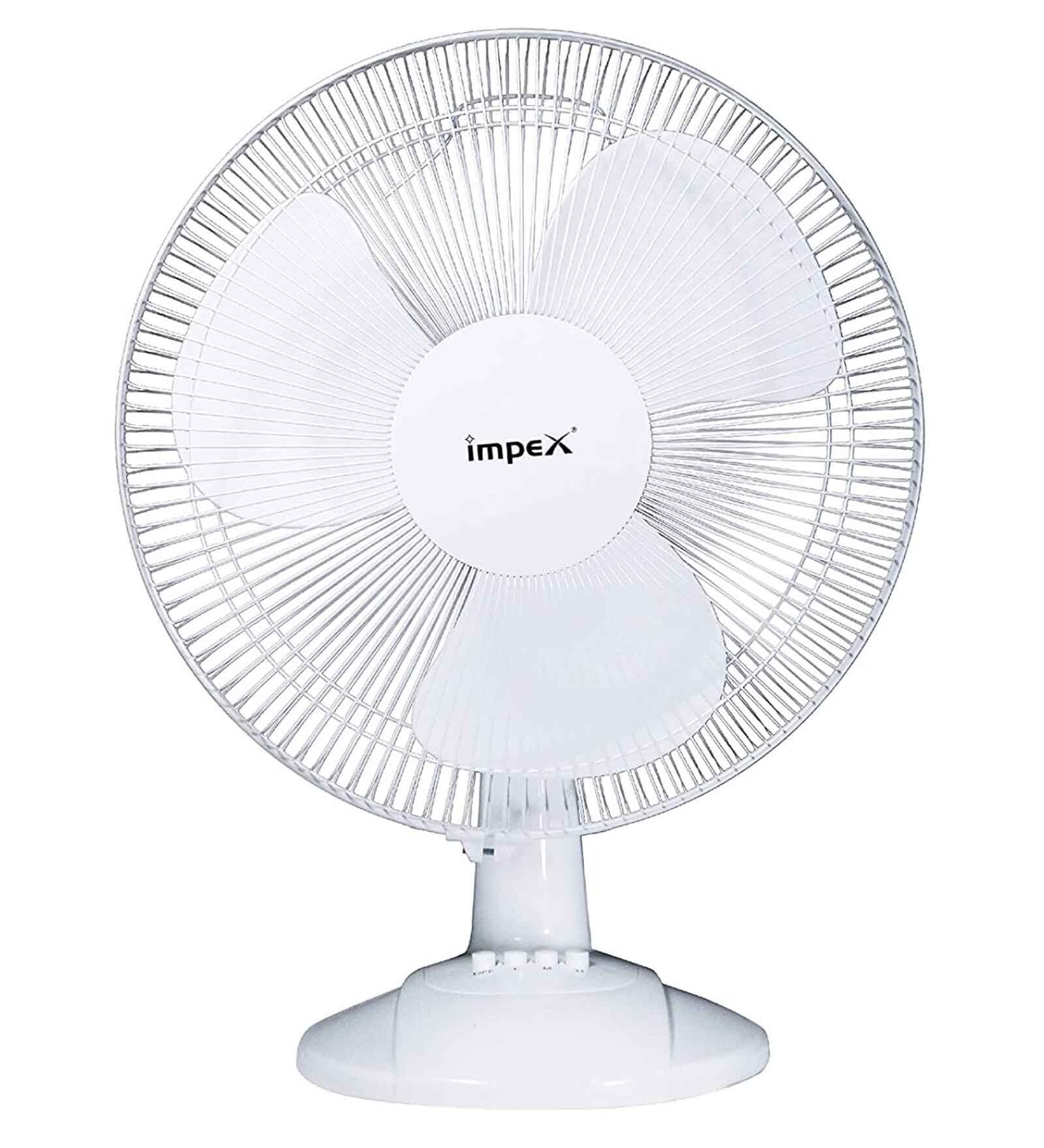Buy IMPEX BREEZE 2 T 400 mm 3 Blade Table Fan (White) at 5% OFF by ...