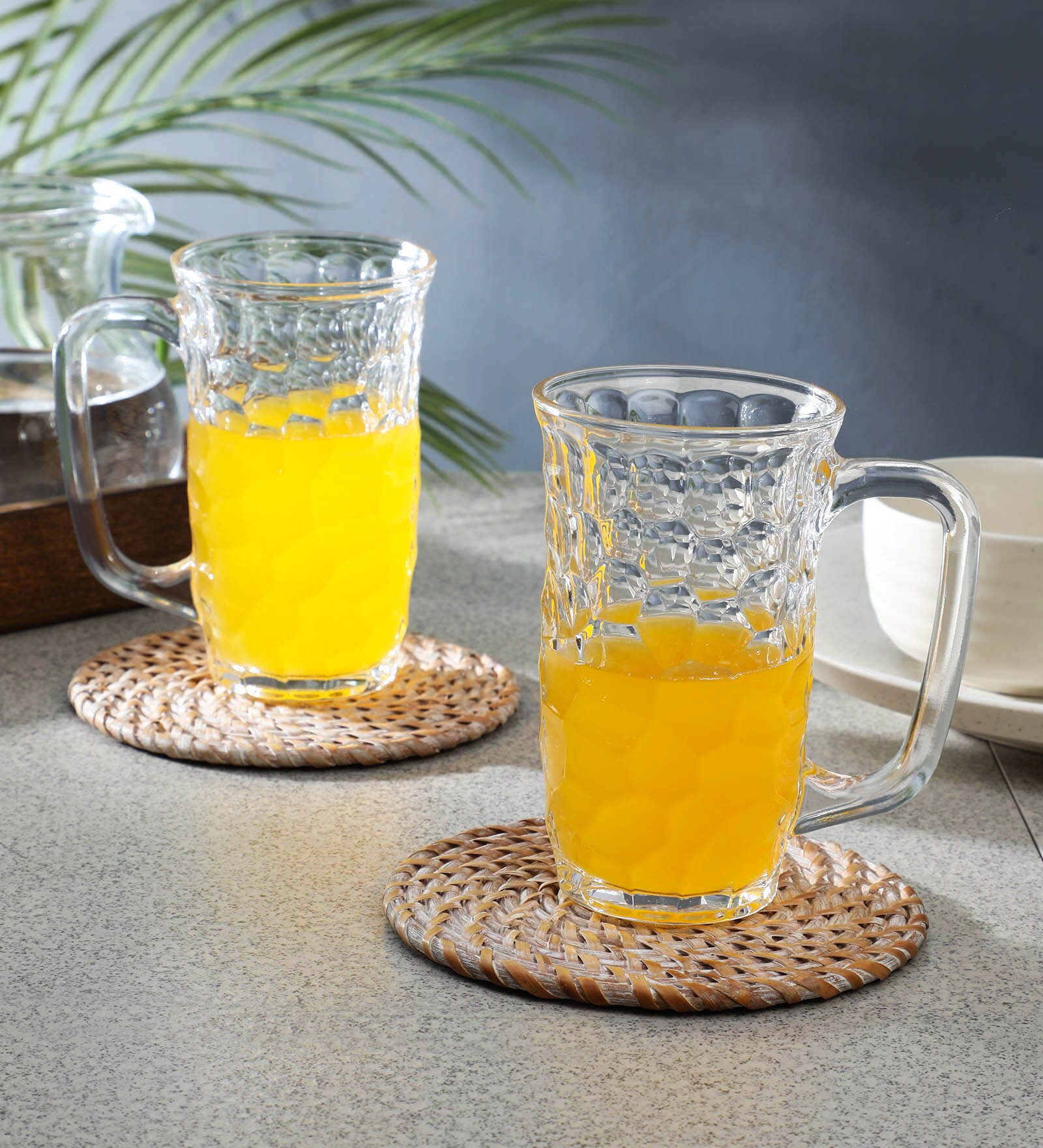 Buy Blinkmax 400ml Glass (Set of 2) Beer Mug at 30% OFF by Cdi | Pepperfry
