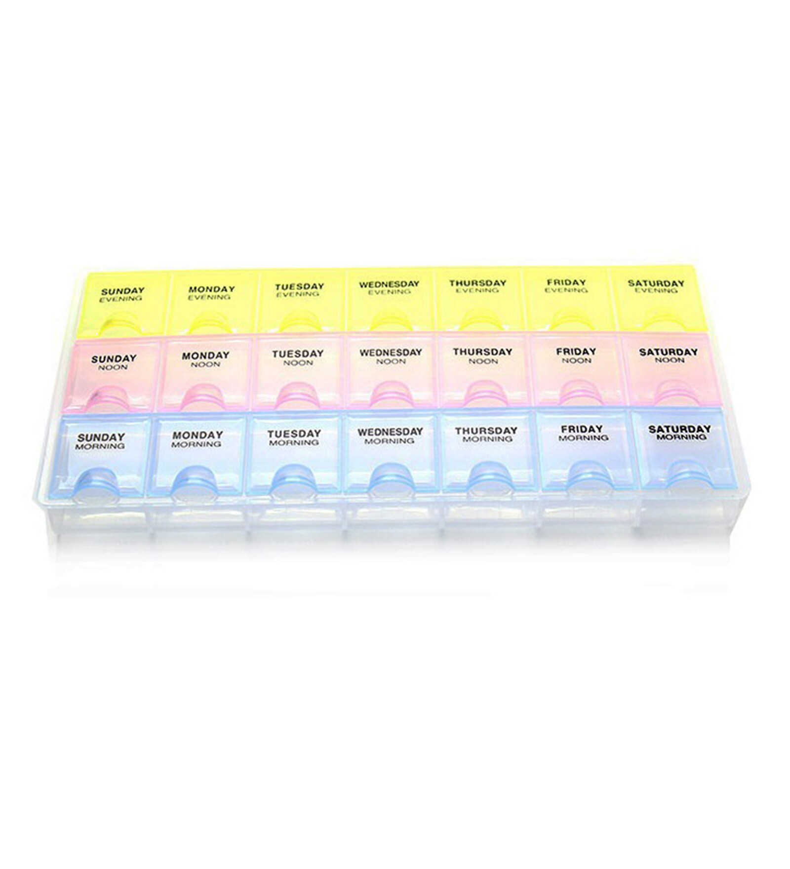 Buy Houzfull Multicolor Plastic 3 x 1 x 1 Inch Medicine Box Online ...