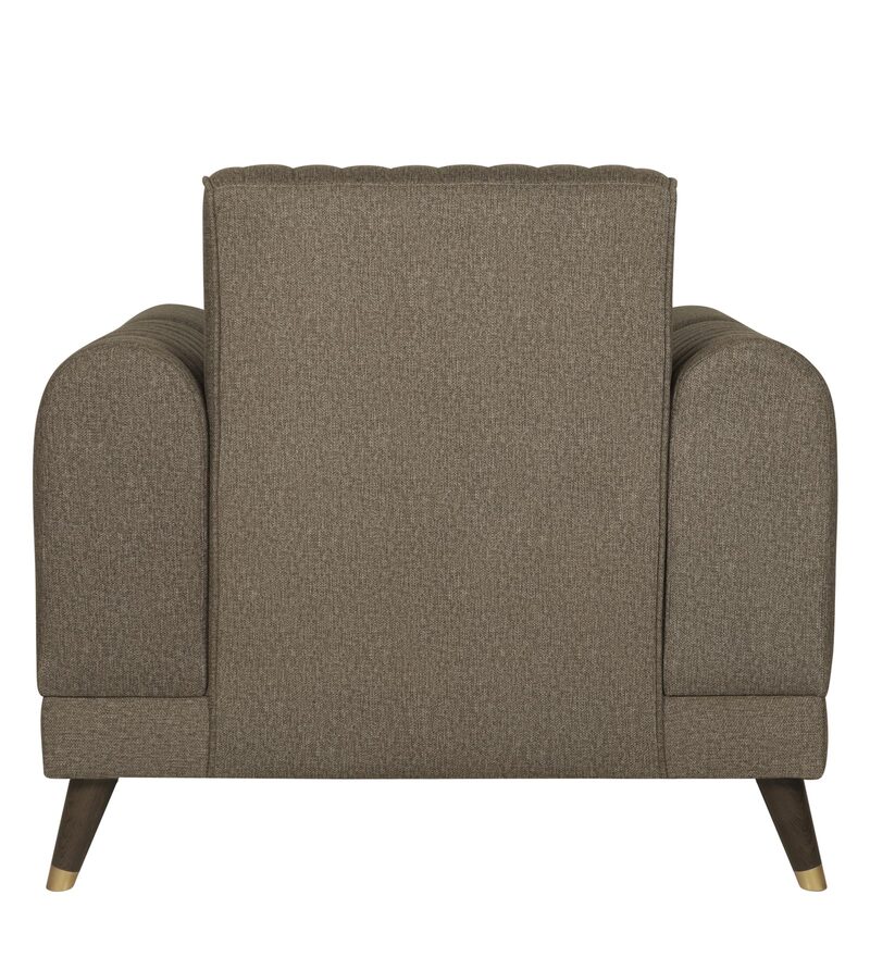 Buy Imperial 1 Seater Sofa In Coffee Brown Colour By Trevi Furniture ...