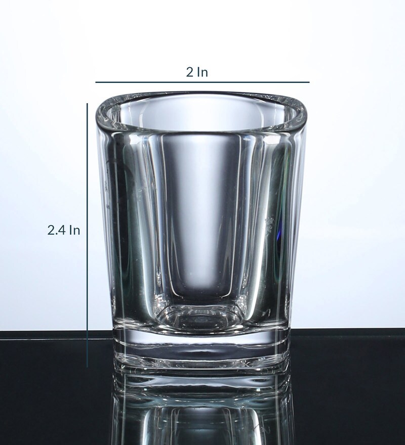 Buy Square 50ml (Set of 6) Shot Glass Online - Shot glasses - Shot ...