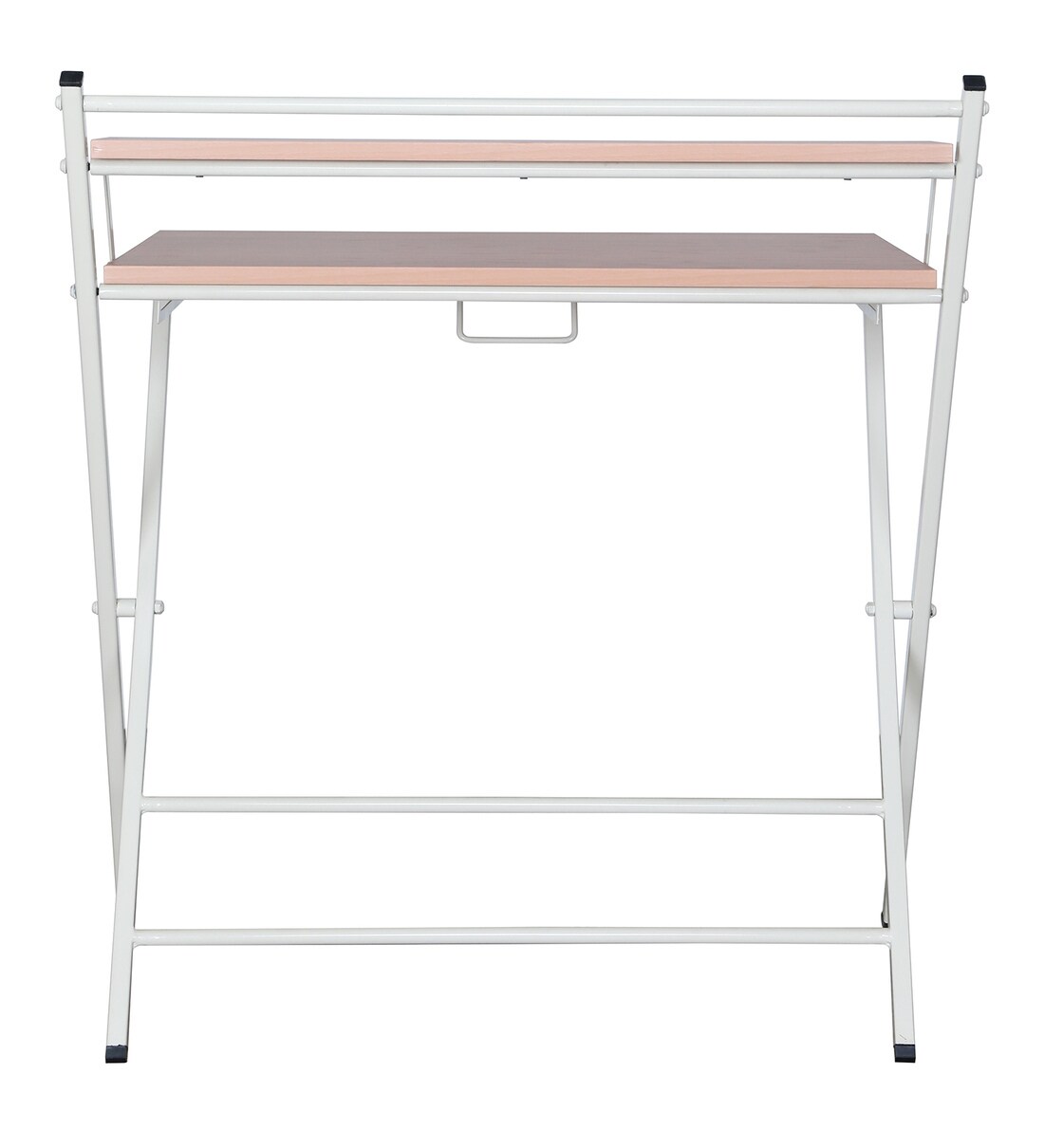 Buy Indiana Metal Foldable Study Table in Bavarian Beech Finish Online ...