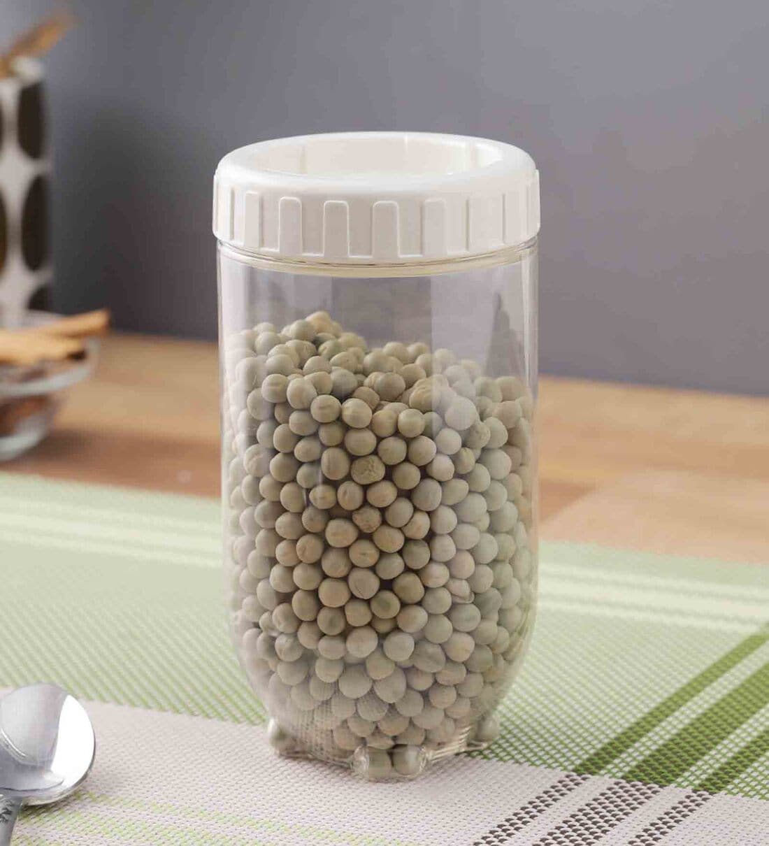 Buy Interlock 500 Ml Transparent Plastic Food Storage Container With ...