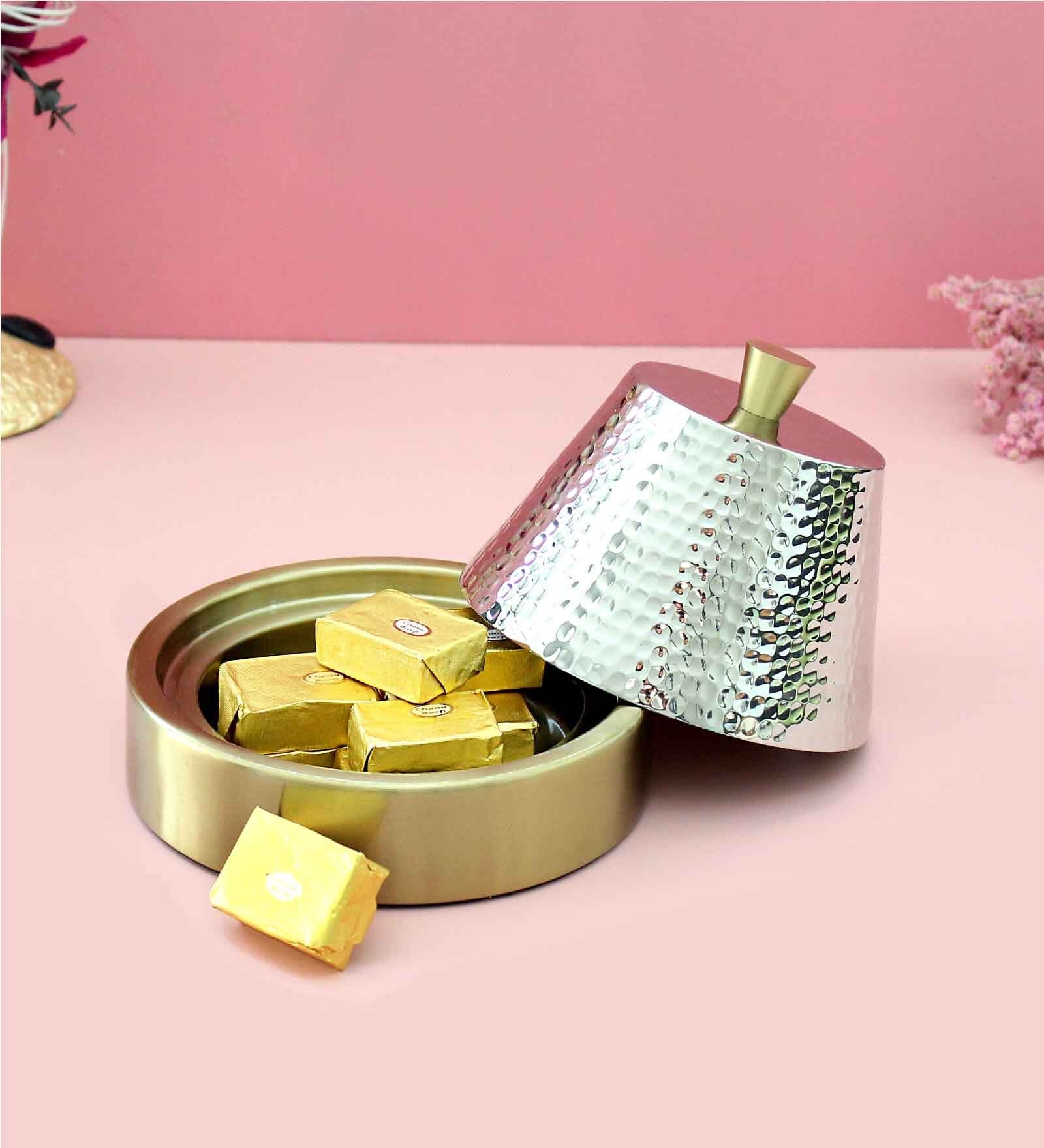 Buy Inara 500ml Stainless Silver & Gold Butter Dish at 4% OFF by ...