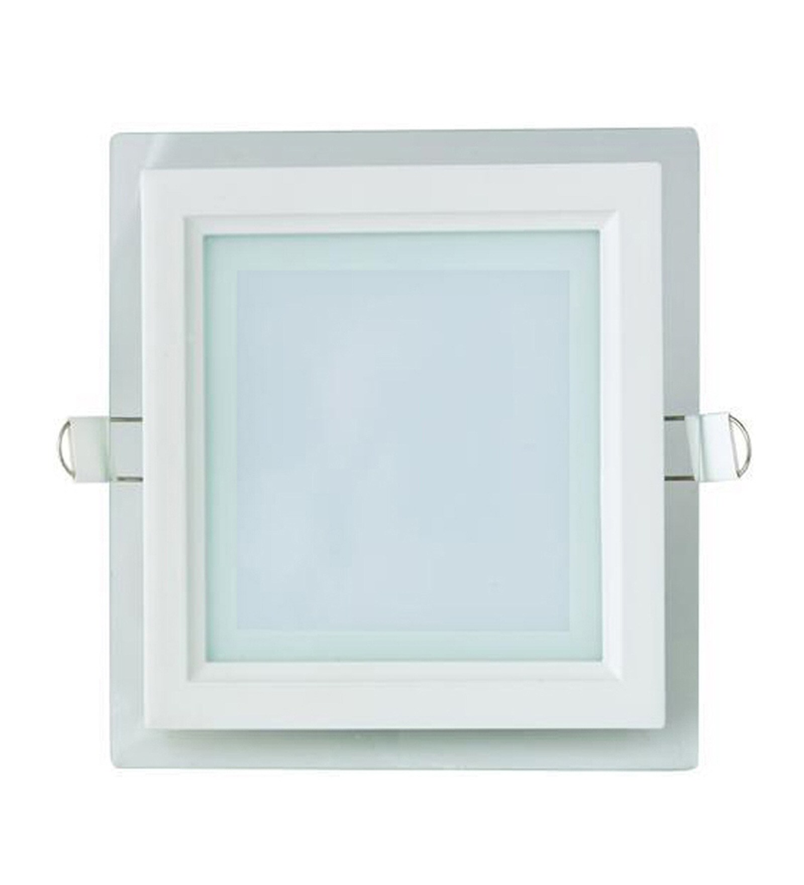 Buy Square White 12W LED Glass Panel Light by Inddus Online - Concealed ...