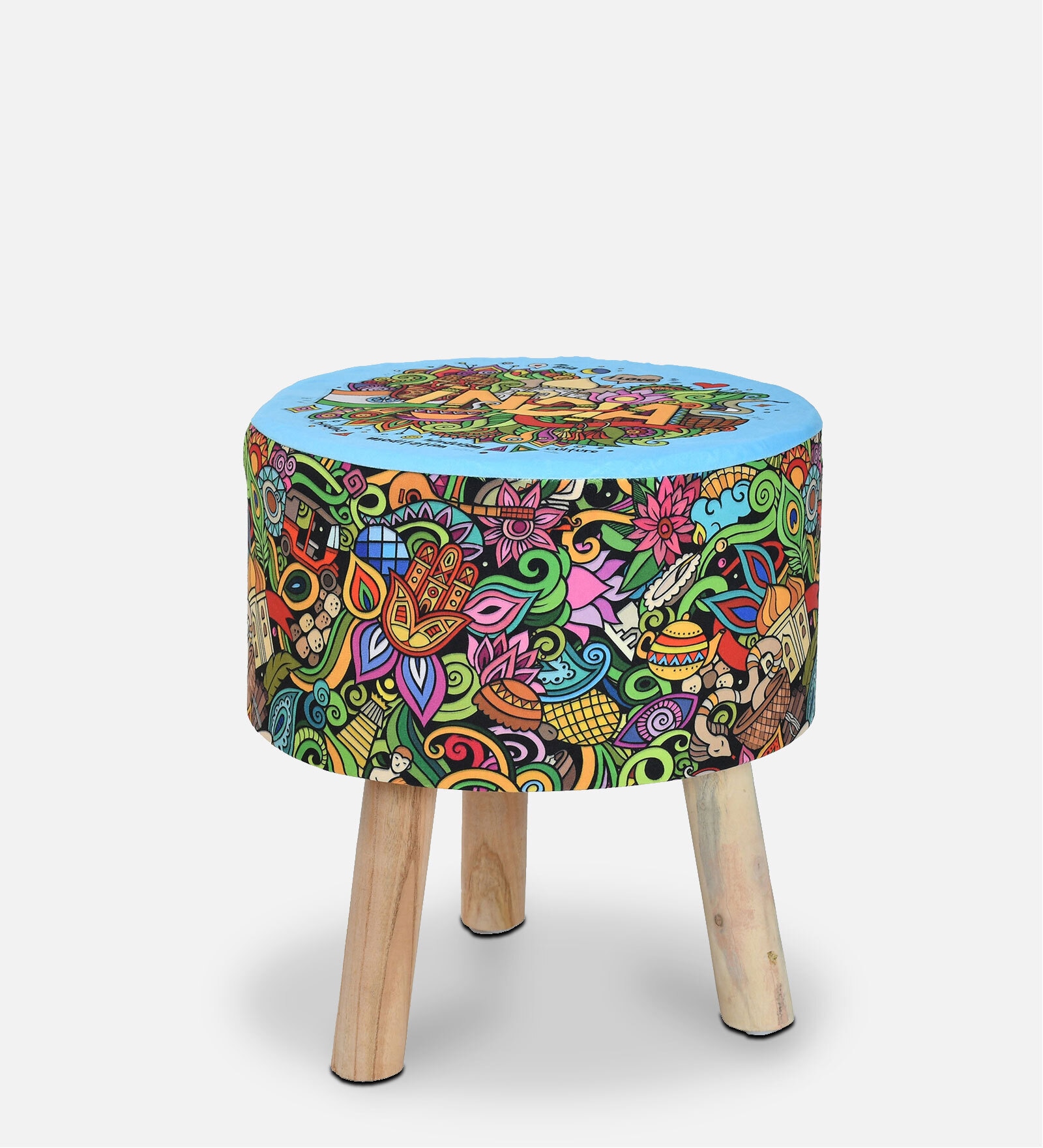 Buy India Seating Stool In Multi Colour at 30% OFF by Riance Creations ...