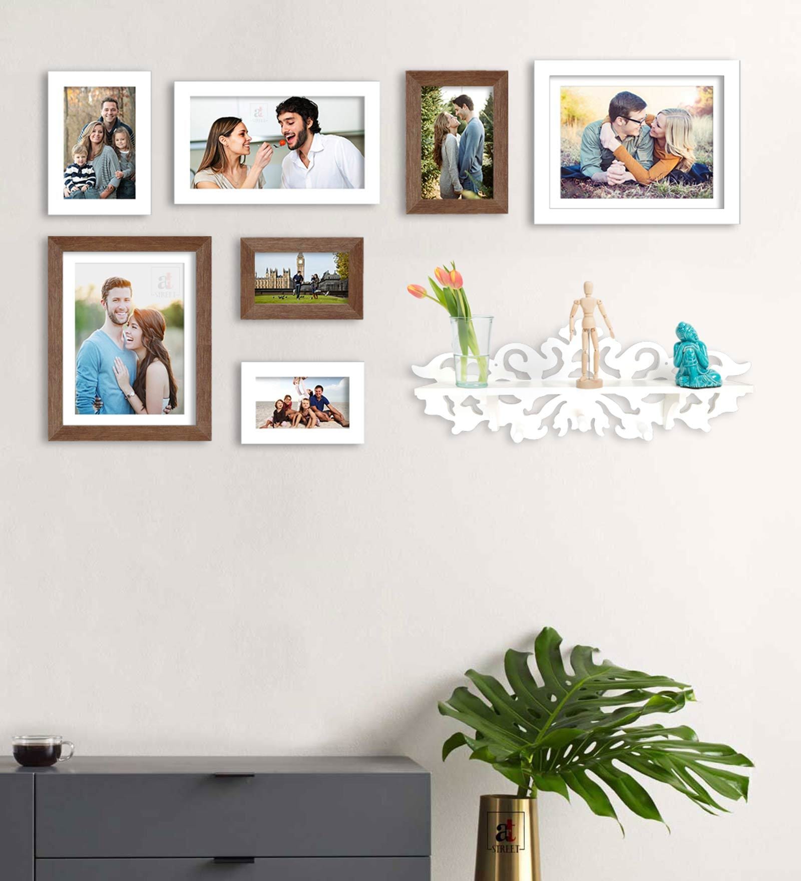 Buy Raelynn Set Of 7 Multicolor Polyresin Collage Photo Frames With ...