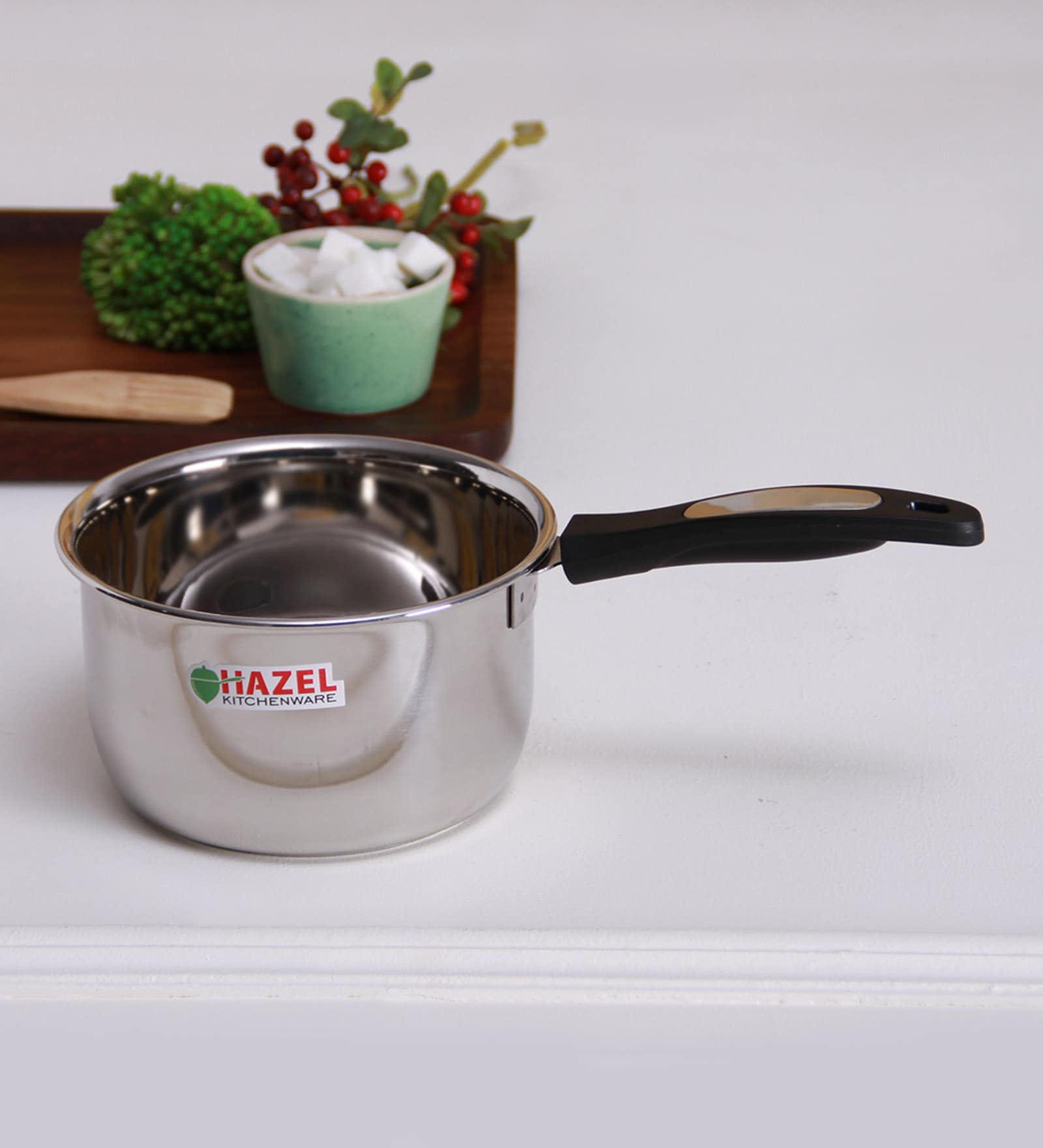 Buy Induction Bottom Stainless Steel Sauce Pan by Hazel- 1.7 Ltr at 21% ...