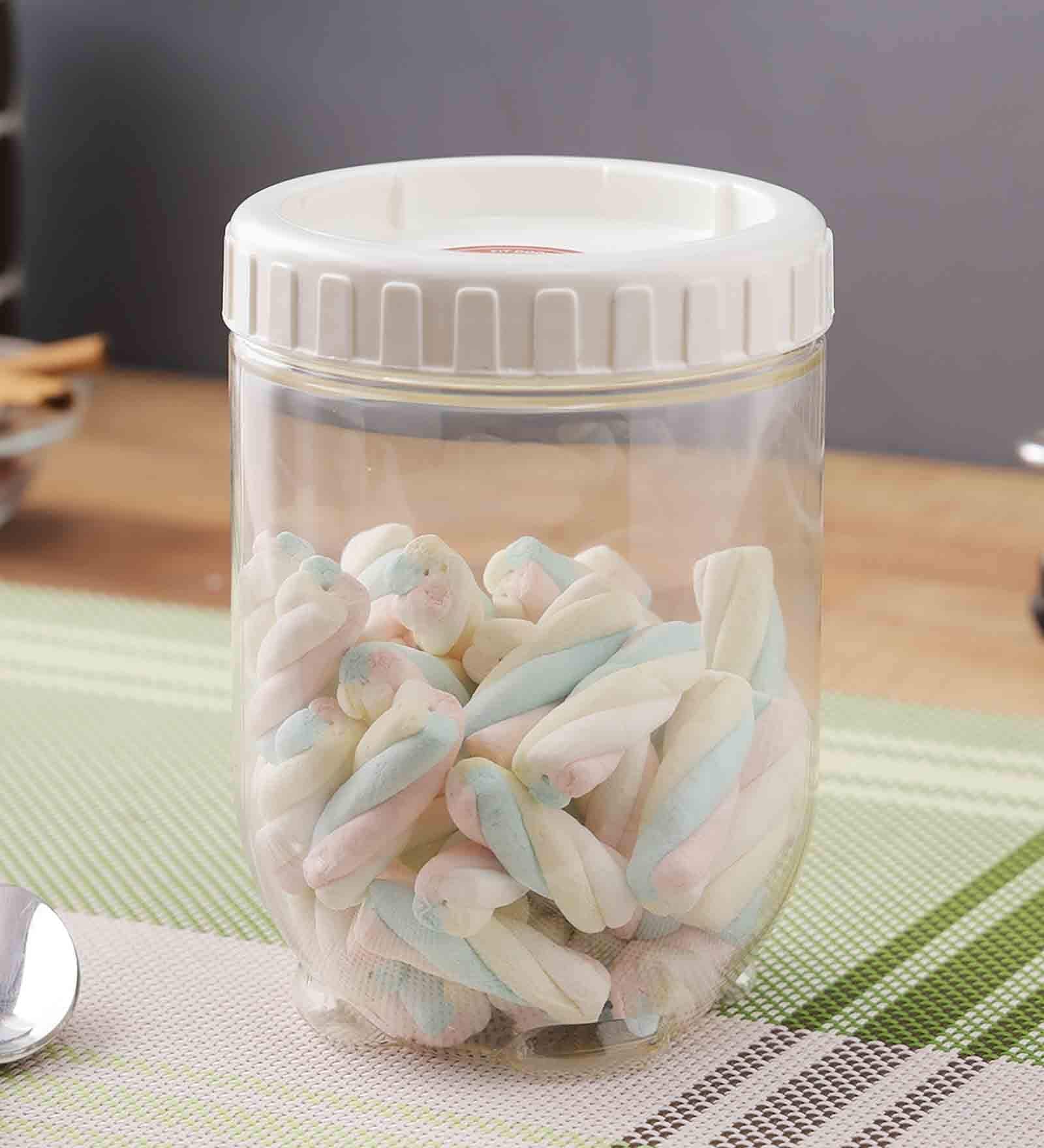 Buy Interlock 700 Ml Transparent Plastic Food Storage Container With ...