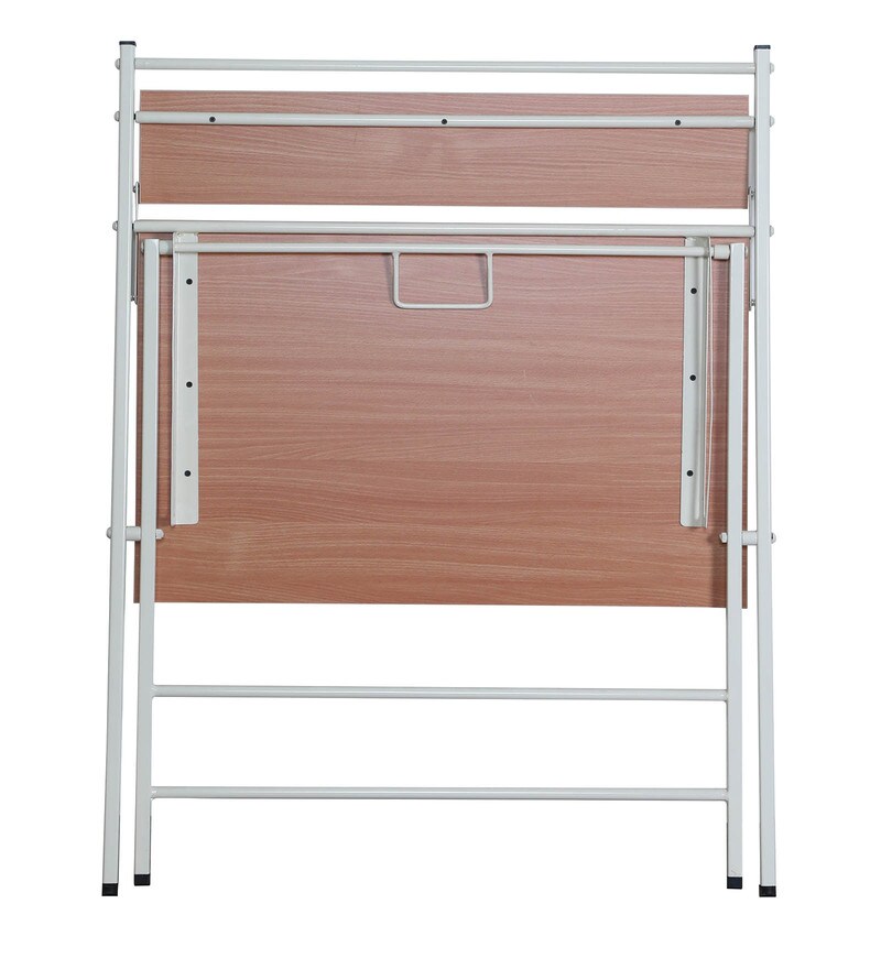 Buy Indiana Metal Foldable Study Table in Bavarian Beech Finish Online ...