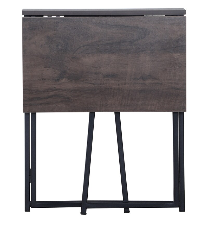 Buy Indiana Foldable Study Table in Coach Wood Finish by Woodware ...