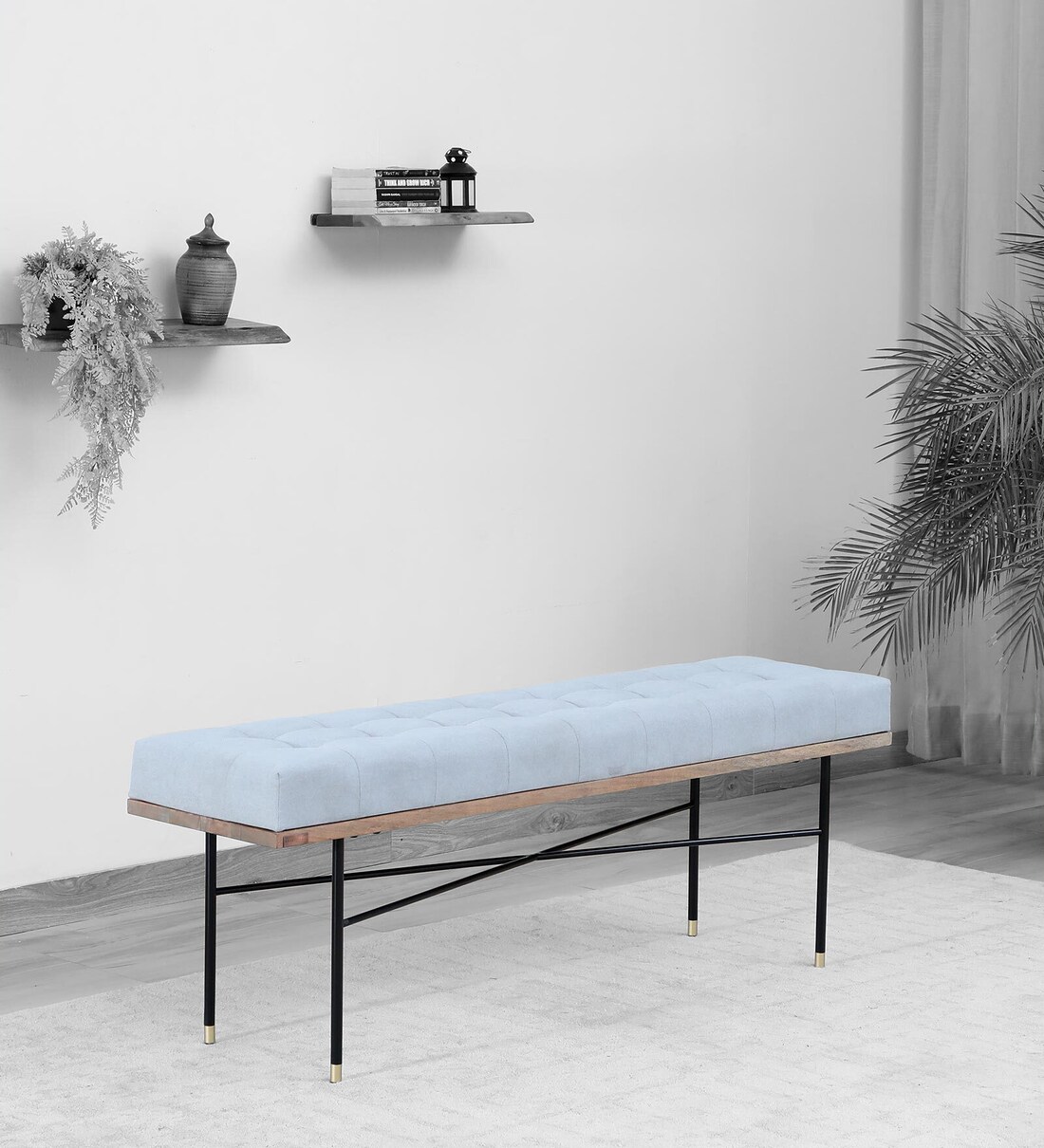 Buy Ipiano Bench In Natural Finish at 100% OFF by Orange Tree | Pepperfry
