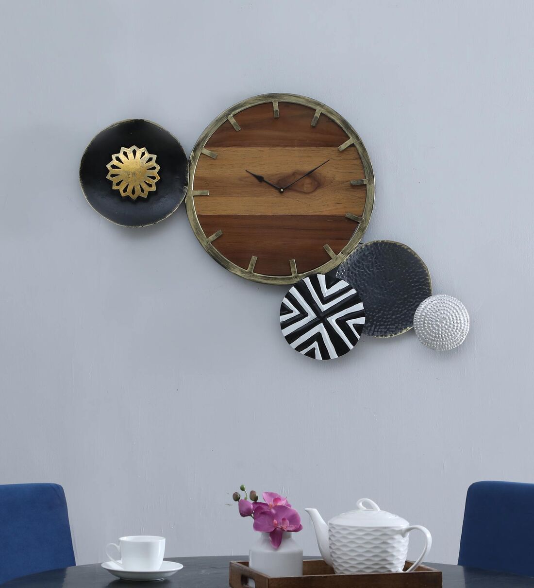 Buy Iron Big Panel Wall Clock By Deco Kraftee at 6% OFF by Deco Kraftee ...