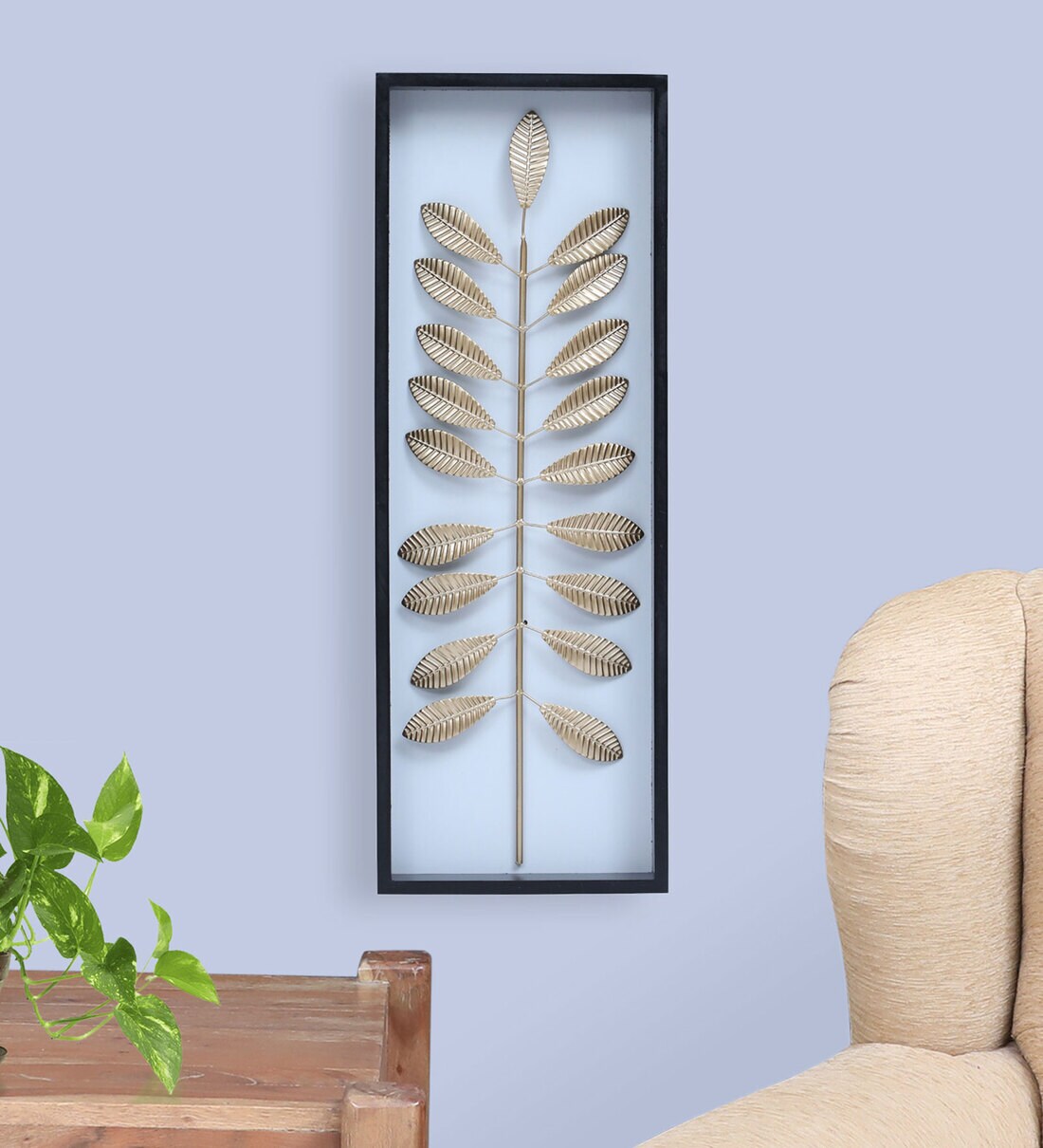Buy Iron Crocus Leaf Metal Wall Art at 30% OFF by Vedas | Pepperfry