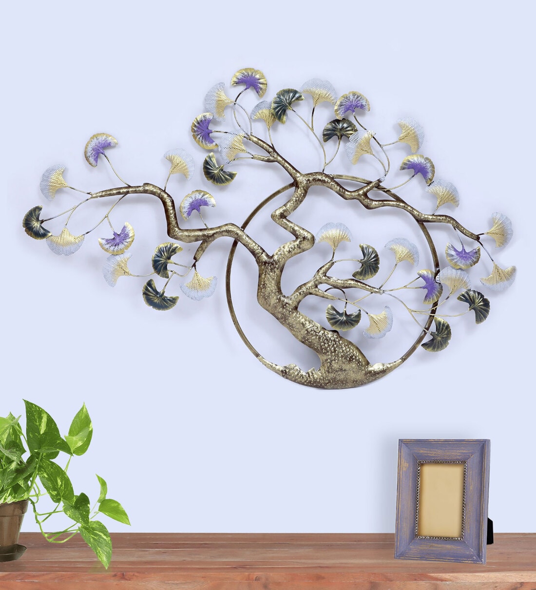 Buy Iron Elise Moon Tree Wall Decor at 10% OFF by Vedas | Pepperfry