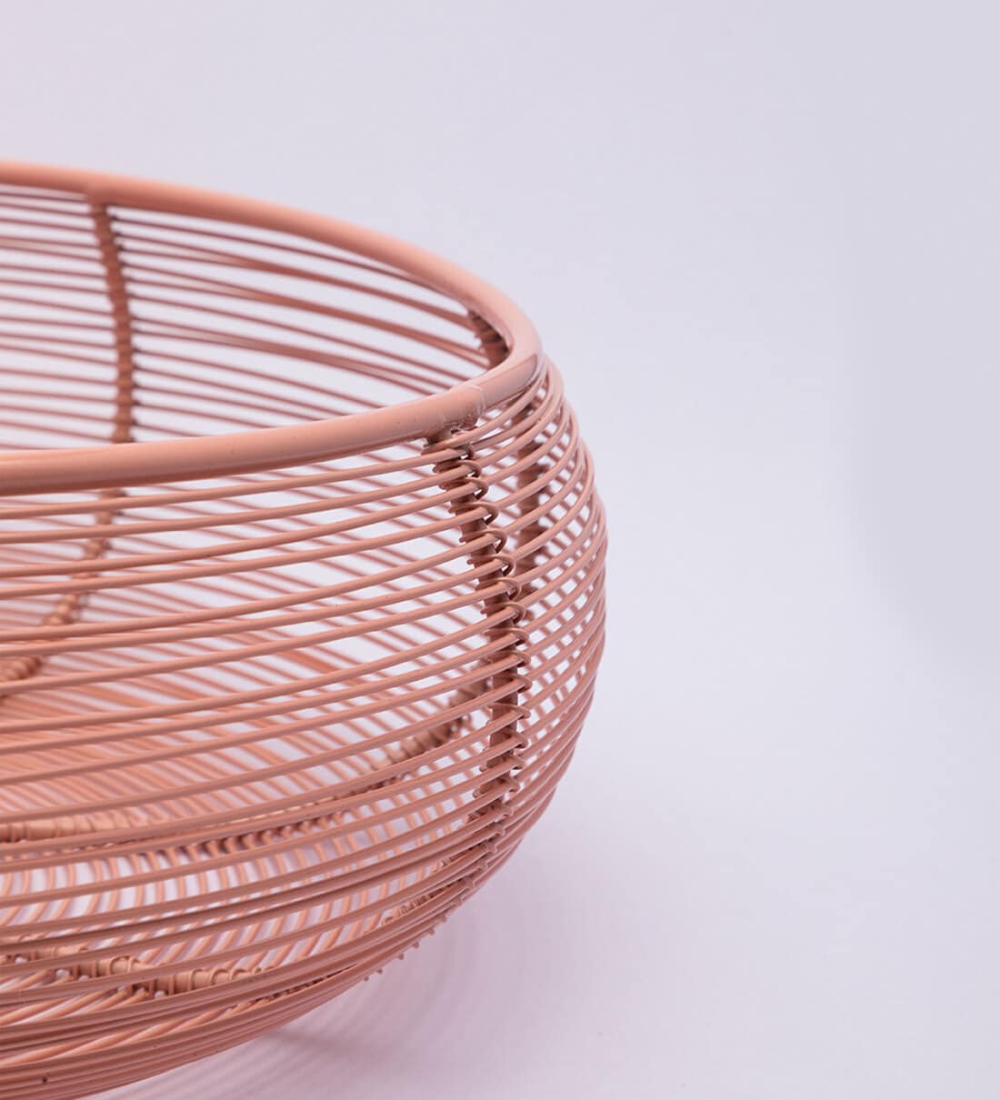 Buy Iron Peach Metal Wire Countertop Fruit Bowl By Market 99 Online ...