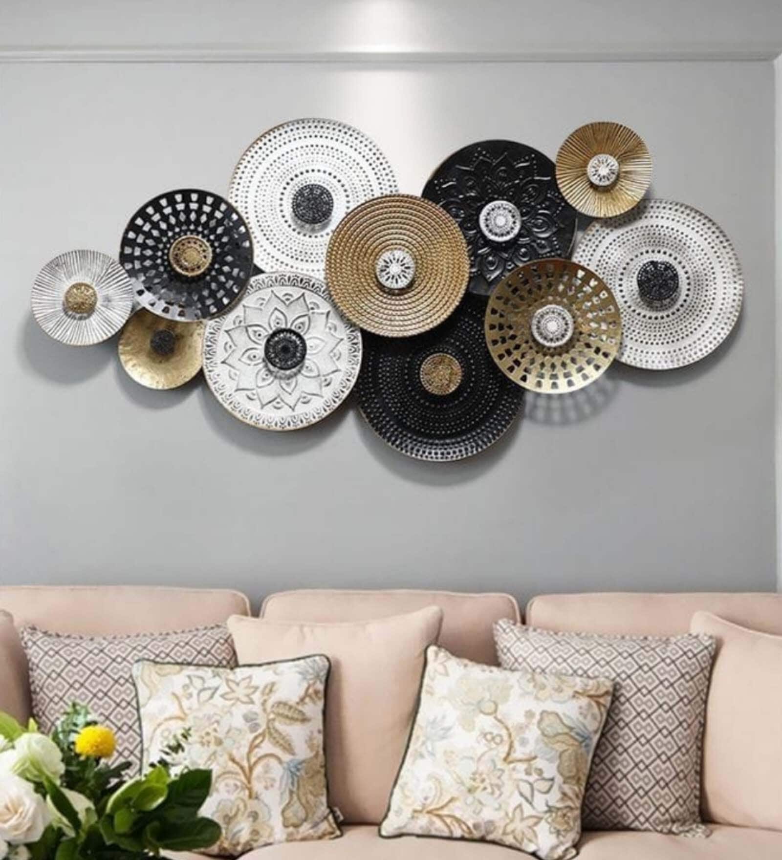 Buy Improvised Iron Abstract Wall Art in Multicolor at 10% OFF by Astro Home Decor | Pepperfry