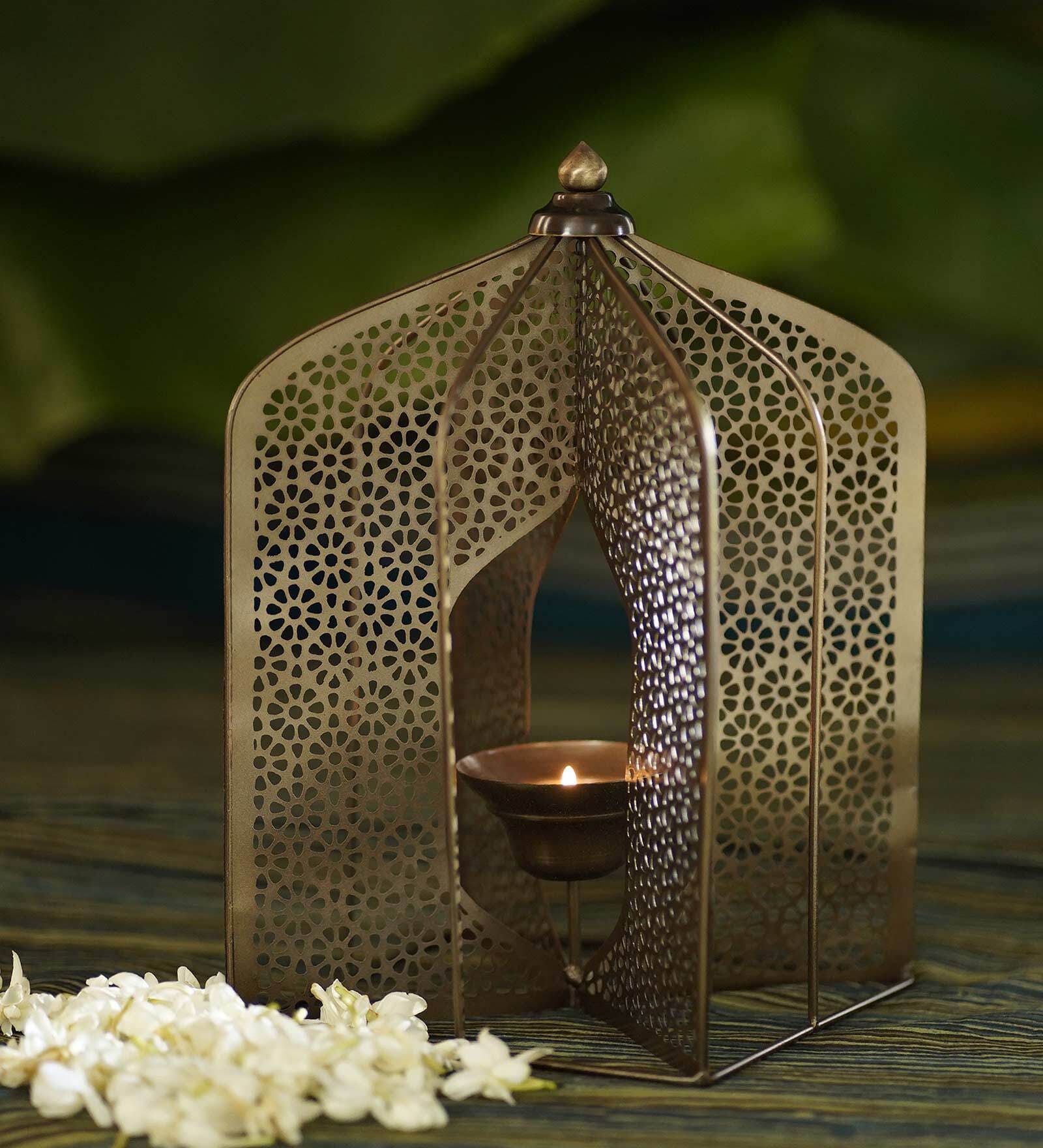 Buy Iron Badnore Table T Light at 26% OFF by Courtyard | Pepperfry