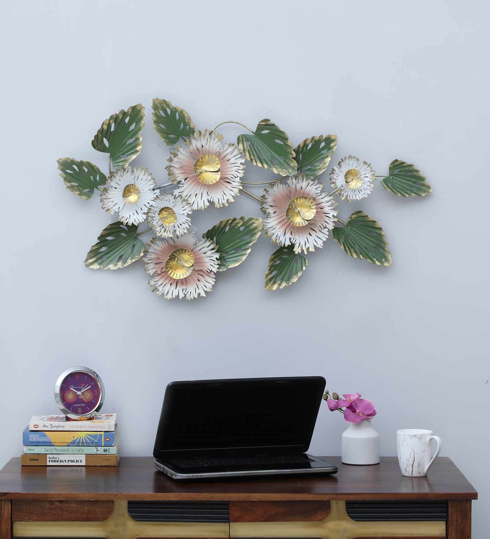 Buy Iron Flower Frame Metal Wall Art at 30% OFF by Ganeshay Textiles ...