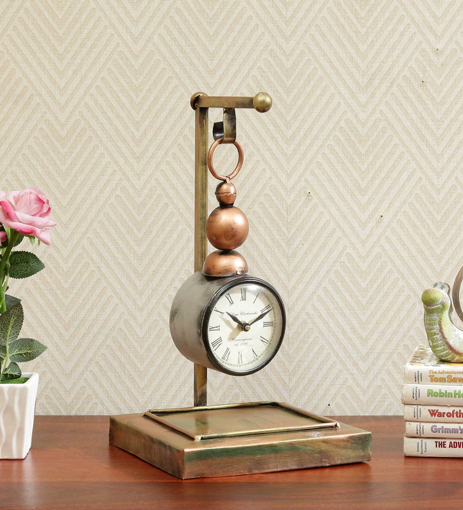 Buy Iron Pendulum Clock at 41% OFF by B K Exports | Pepperfry