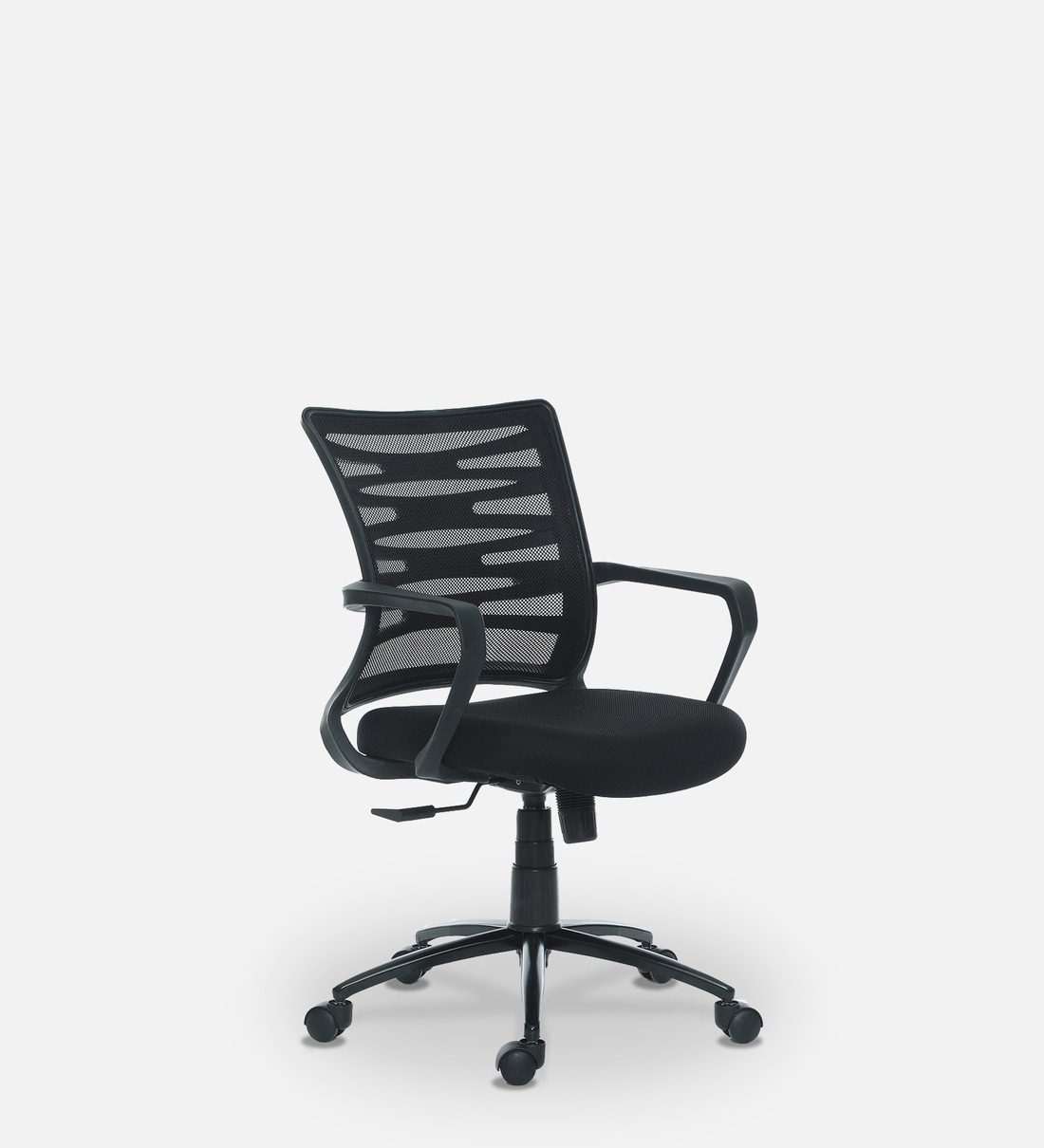 Buy Isabelle Medium Back Ergonomic Chair in Red Colour by Creative ...