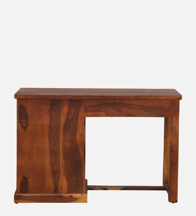 Buy Bickington Sheesham Wood Writing Table In Honey Oak Finish By ...