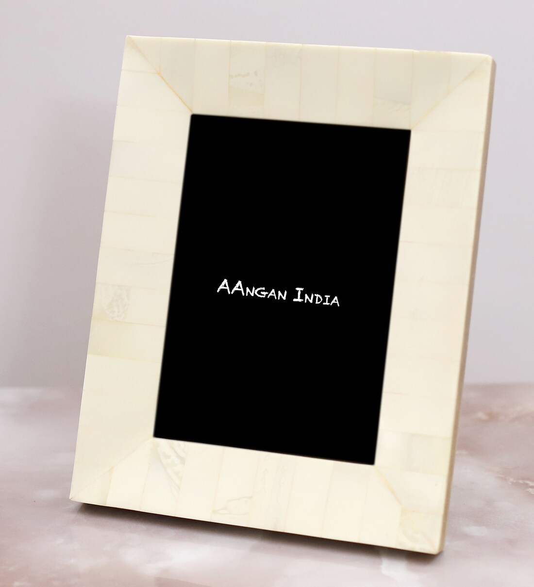 Buy Ivory Resin Alps Handcrafted Photo Frame at 31% OFF by Aangan India ...