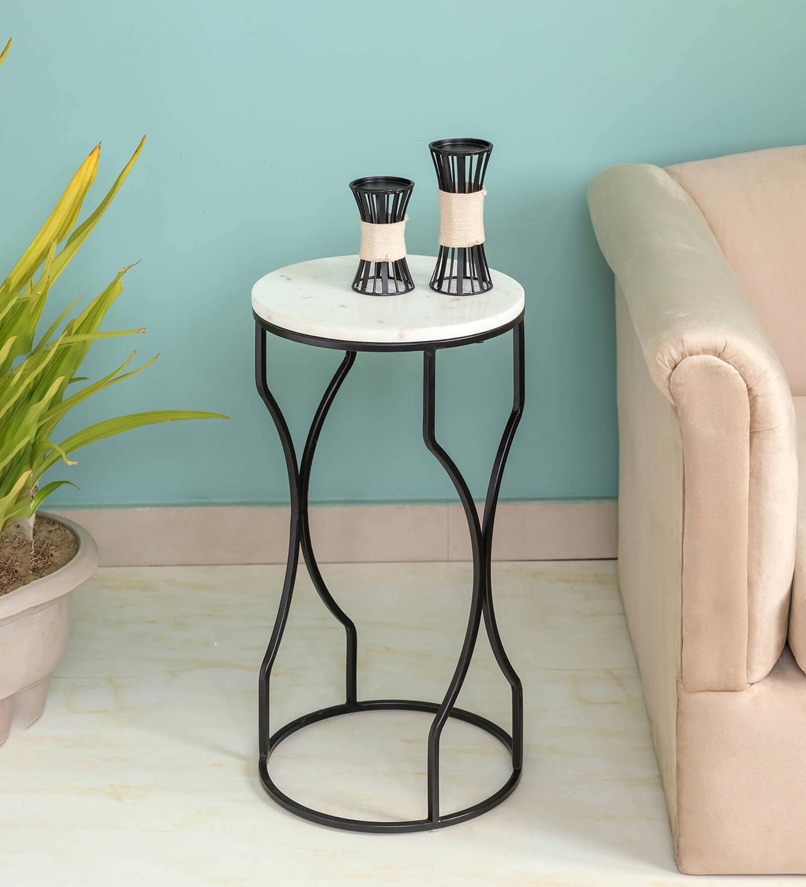 Buy Ivory Eclipse End Table in Black Finish at 40% OFF by Essenza ...