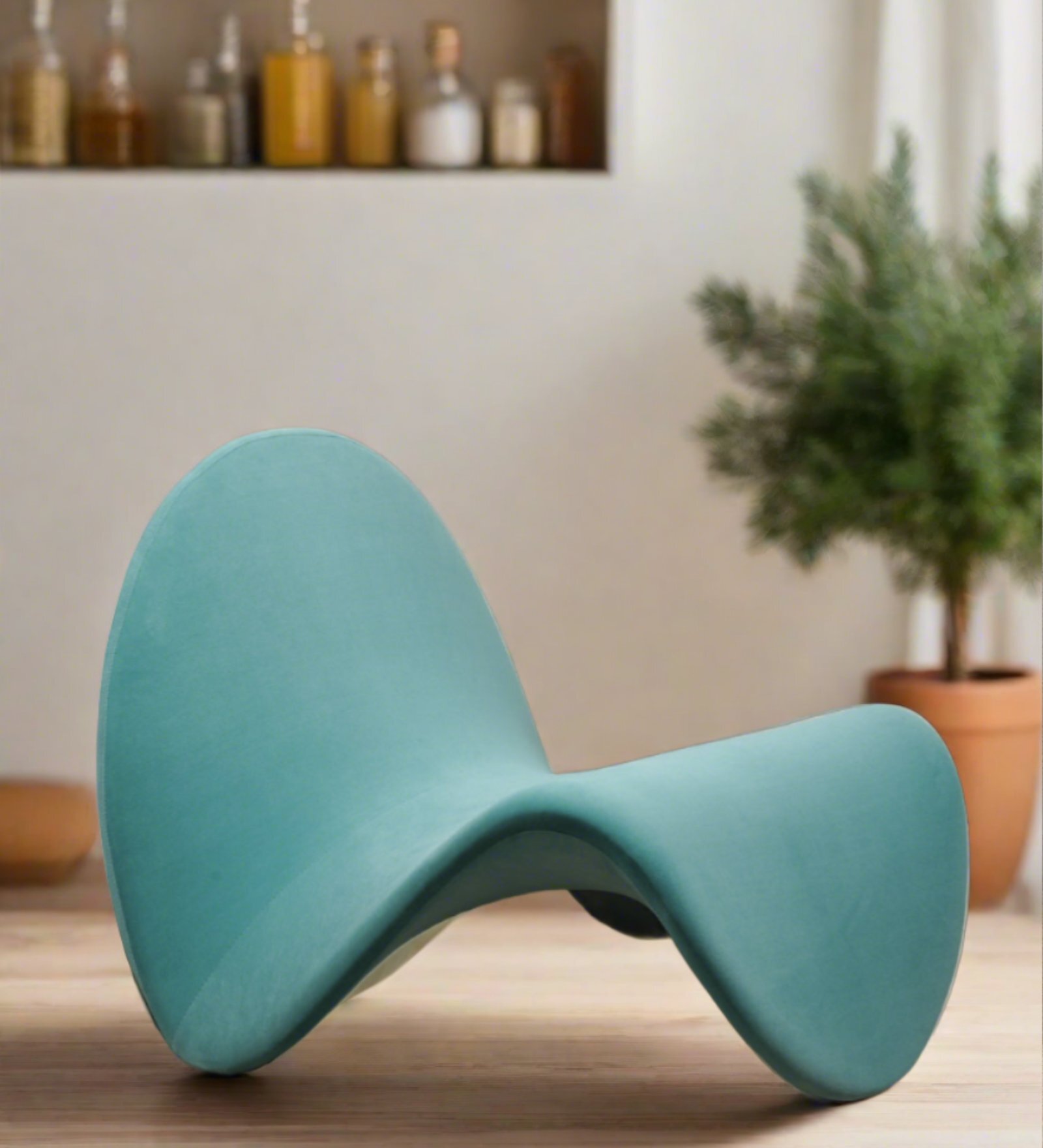 Buy Jace Lounge Chair In Blue Colour at 100% OFF by The Golden Triangle ...