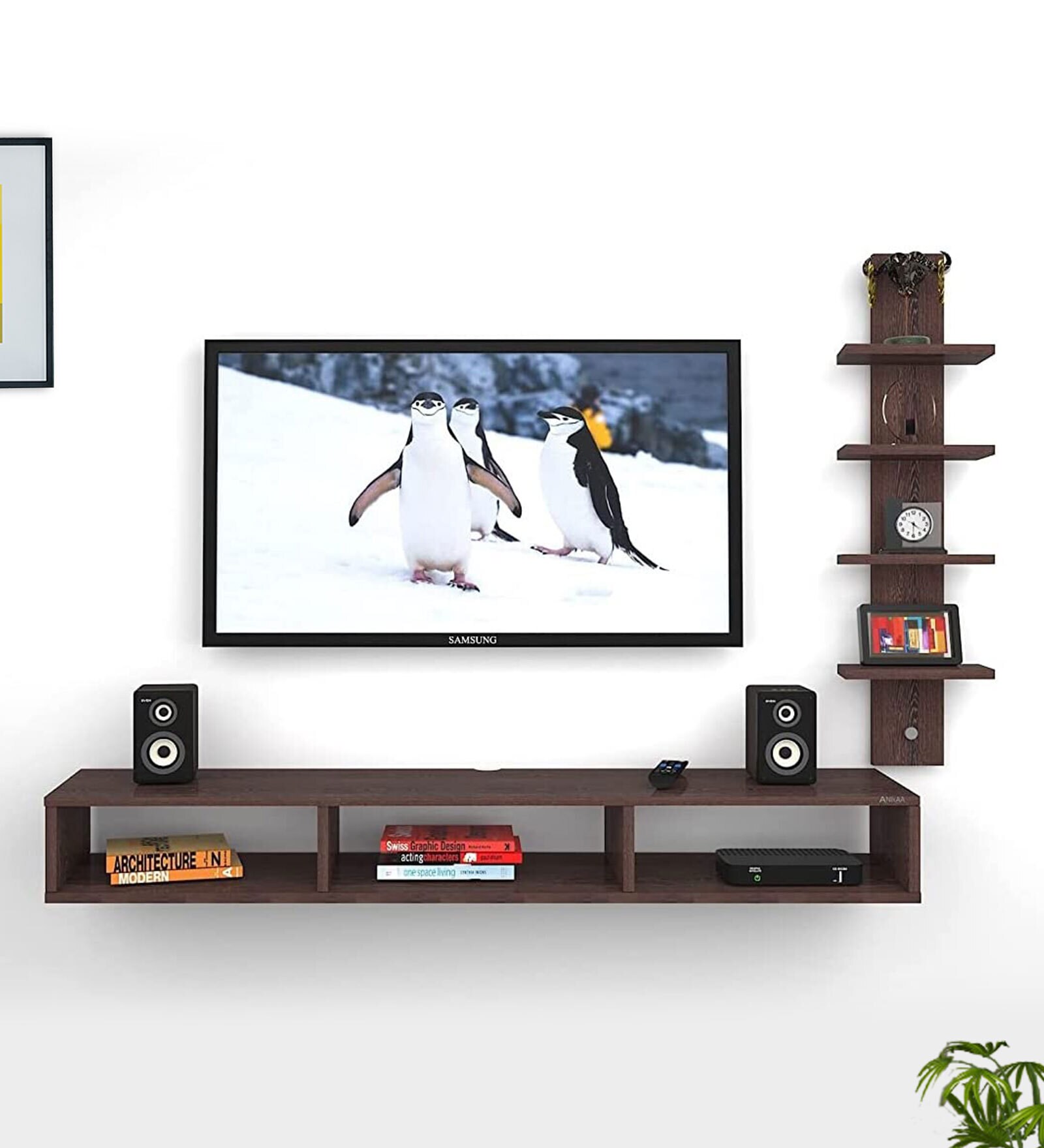 Buy Jadis TV Unit in Wenge Finish for TVs up to 55\ at 3% OFF by Anikaa ...