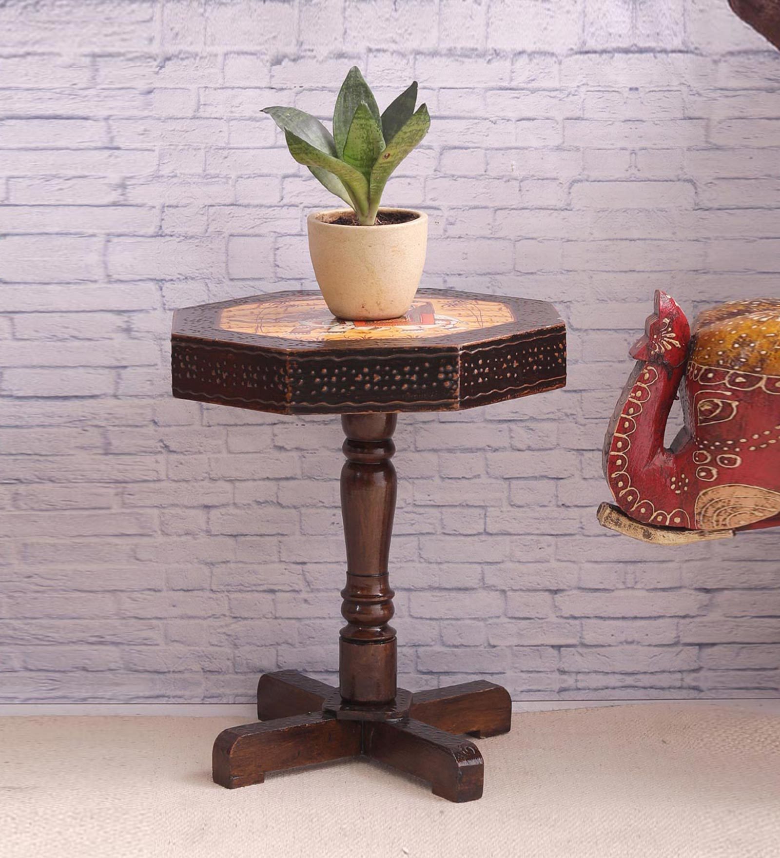 Buy Jaipuri End Table by VarEesha Online - Indian Ethnic End Tables ...