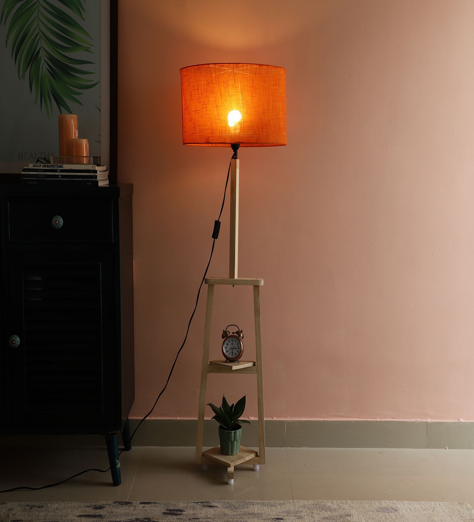 Buy Java 2 Tier Shelf Floor Lamp In Solid Wood at 21% OFF by Sanded ...