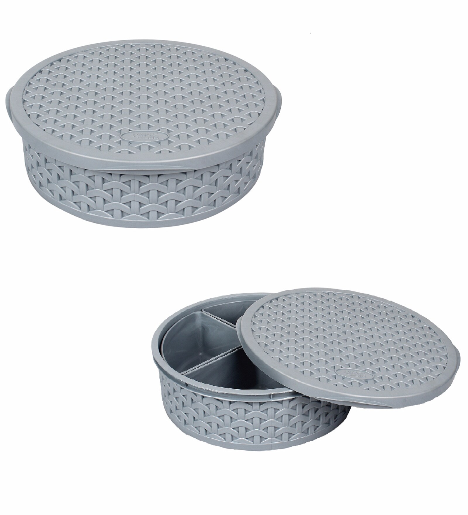 Buy Jaypee Plus Goodies Basket Grey Virgin Plastic Candy Container ...