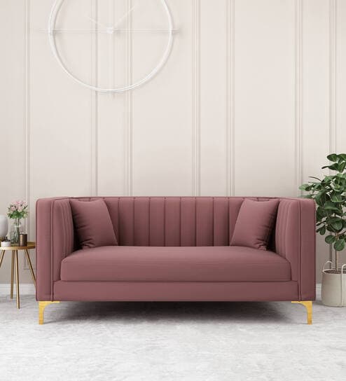 Limited Time Offer: Buy Upto 70% Off on Pink 2 Seater Sofas | Pepperfry ...