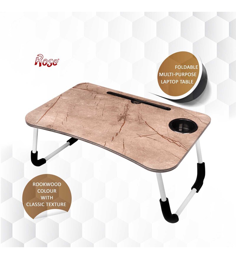 Buy Jackson Portable Laptop Table in Rust Colour by Rose Furniture ...
