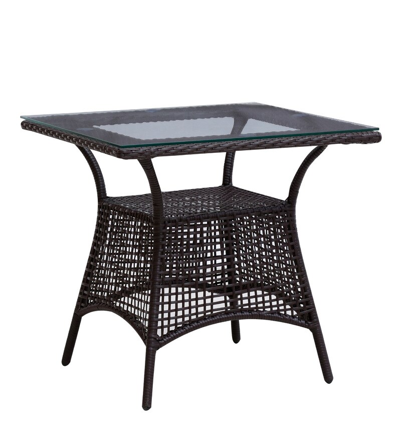 Buy Jacob Patio Table in Wenge Finish By Bohemiana Online - Patio ...