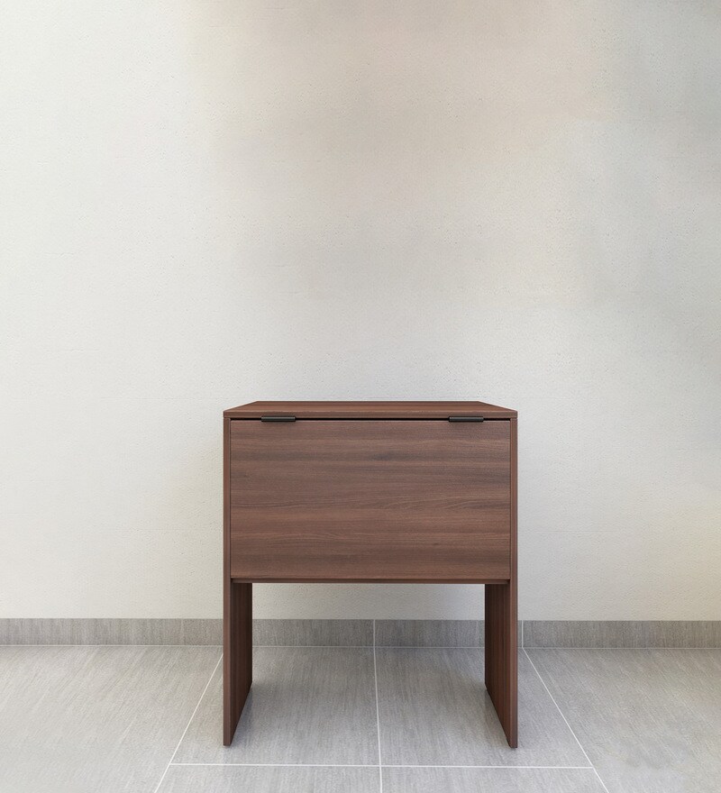 Buy Jasper Foldable Study Table in Dark Acacia Finish by Crystal ...