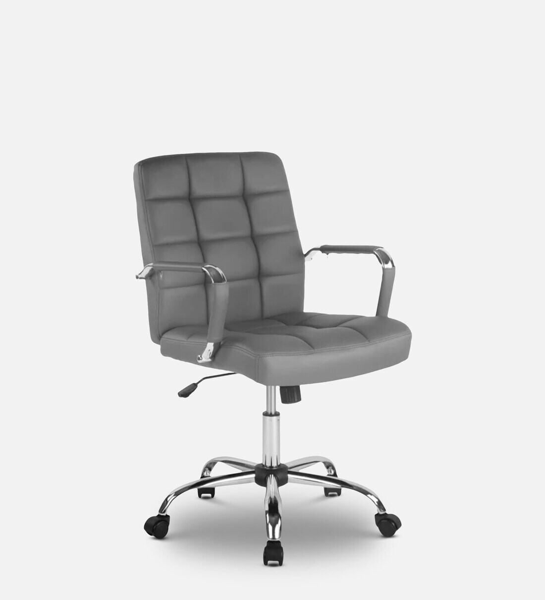 Buy Jeny Leatherette Executive Chair in Grey Colour by Furniturstation ...