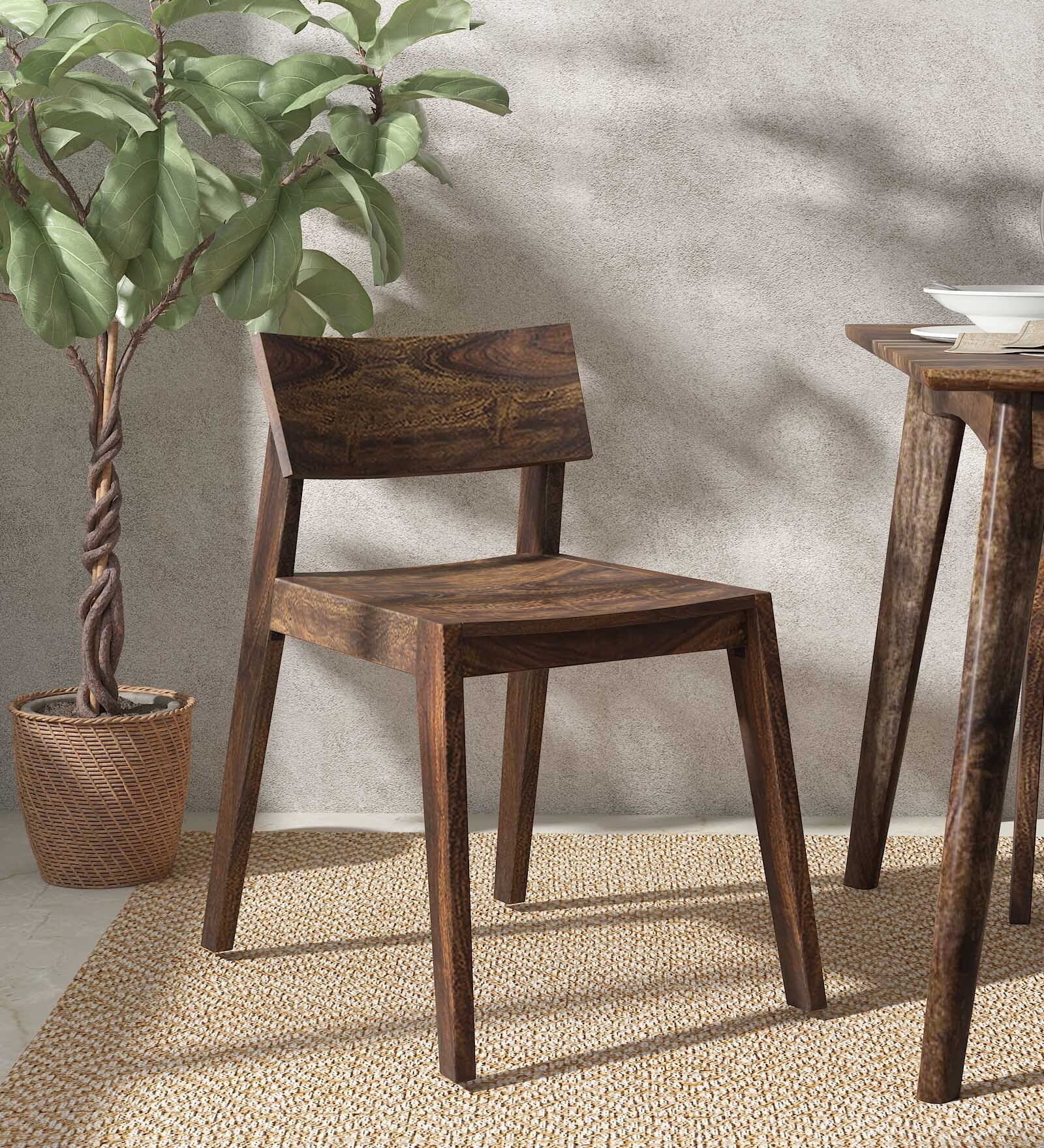 Buy Jelks Sheesham Wood Dining Chair in Scratch Resistant Provincial ...