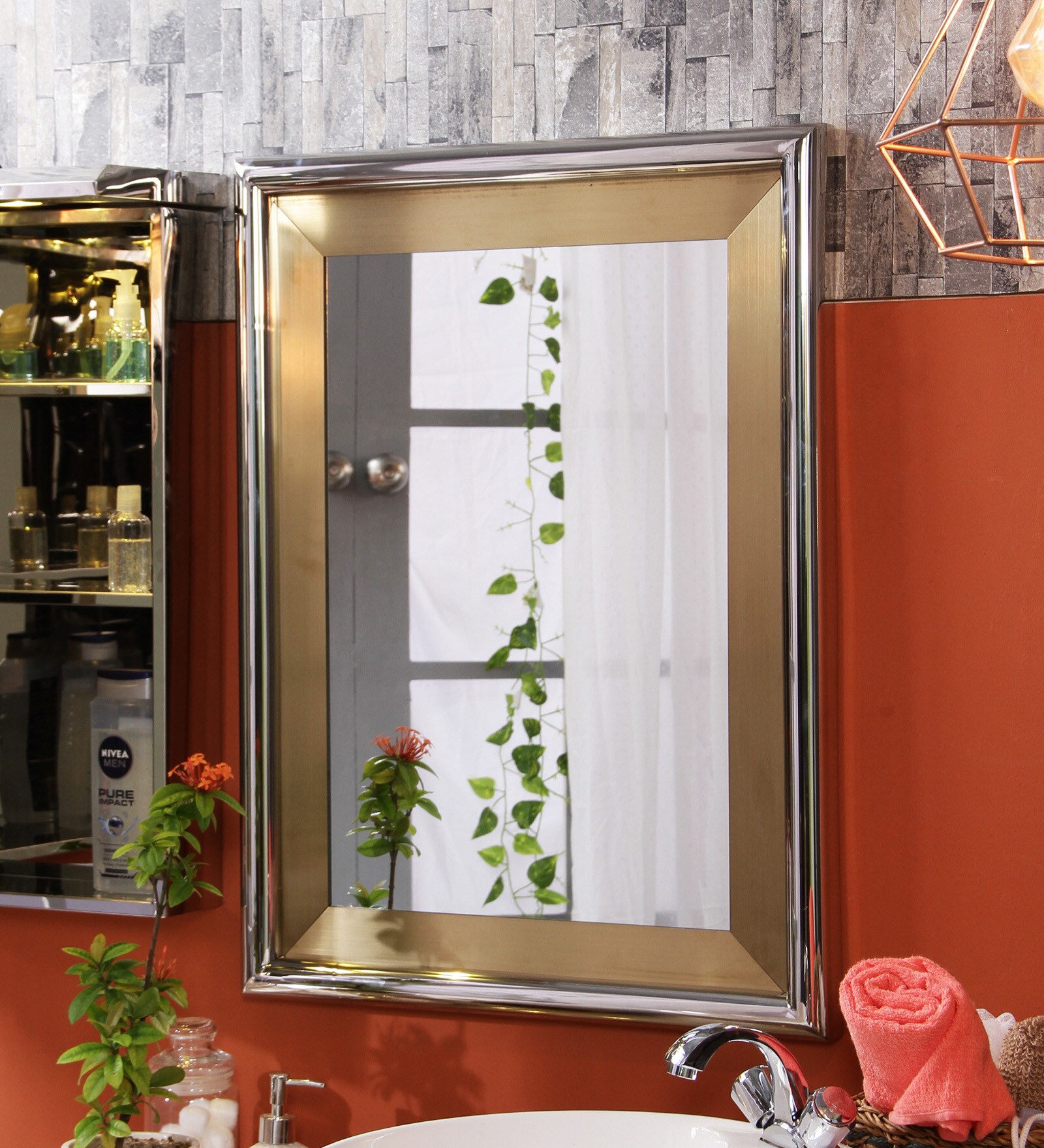 Buy JJ Sanitaryware Myer Stainless Steel Bathroom Mirror Online ...