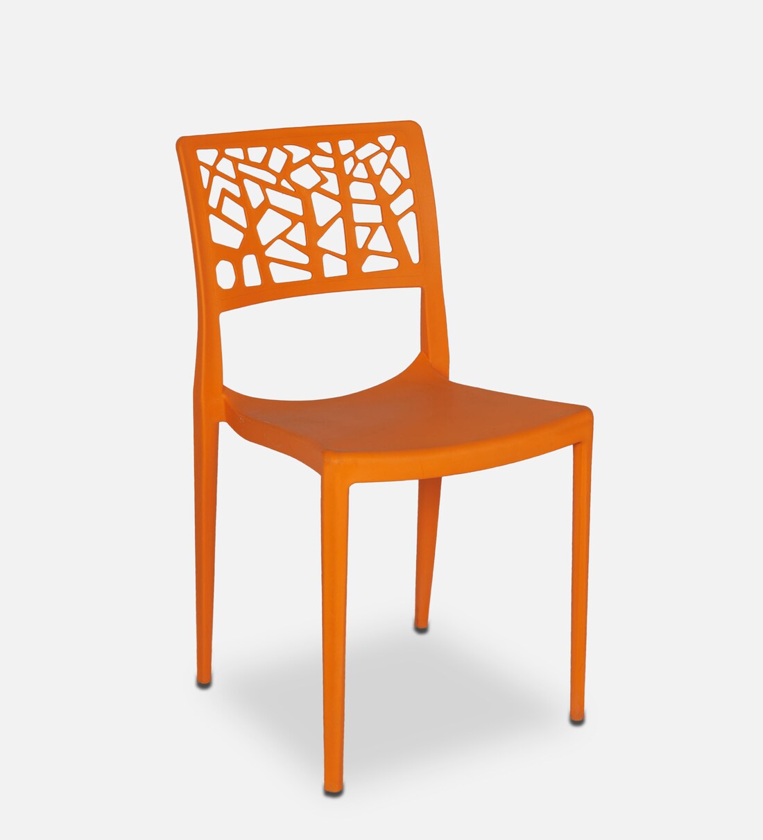 Buy Joana Plastic Chair in Orange Colour by Creative Seating System at ...