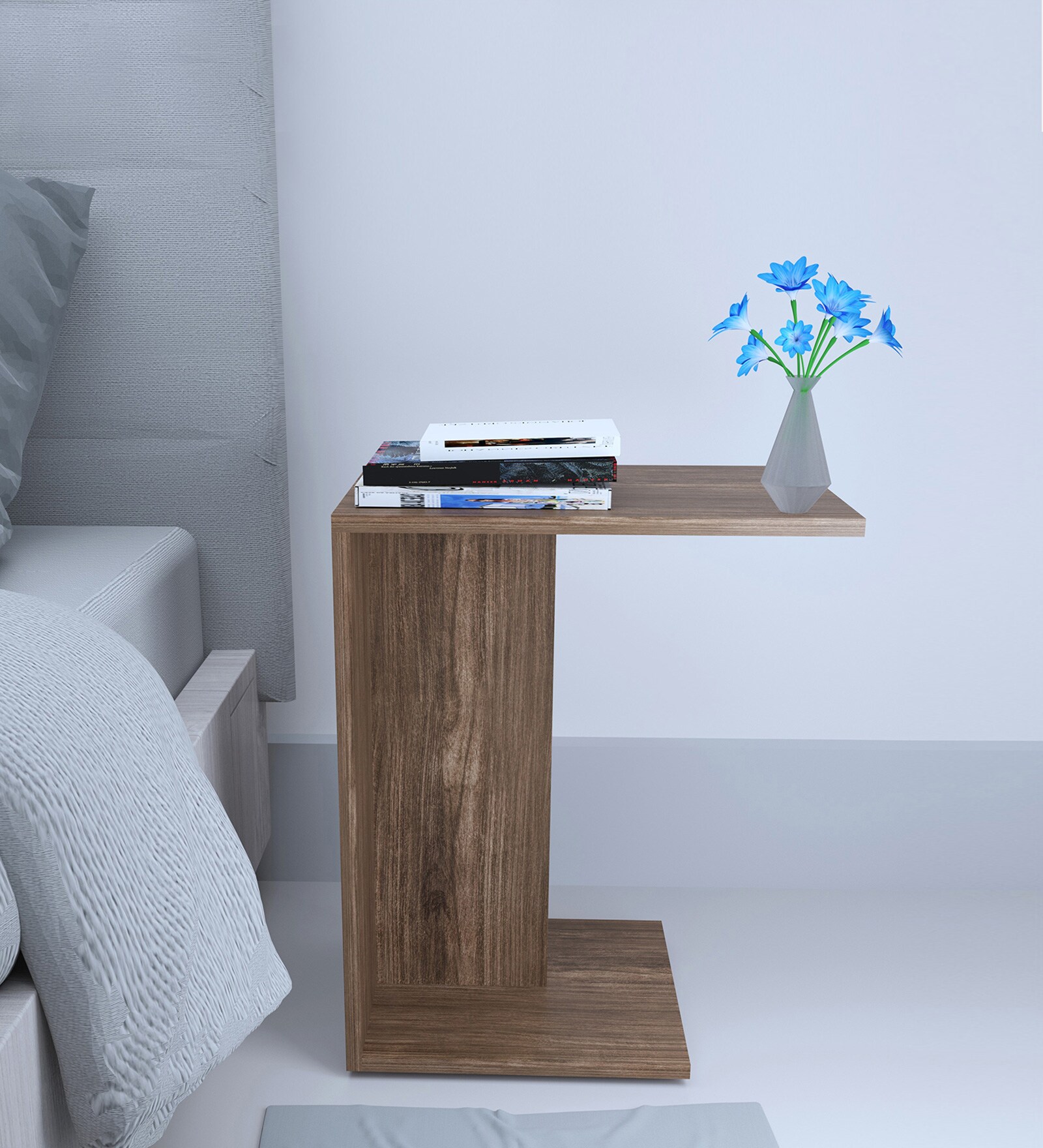 Buy John Bedside Table In Dark Oak Finish at 40% OFF by Carbon 14 ...
