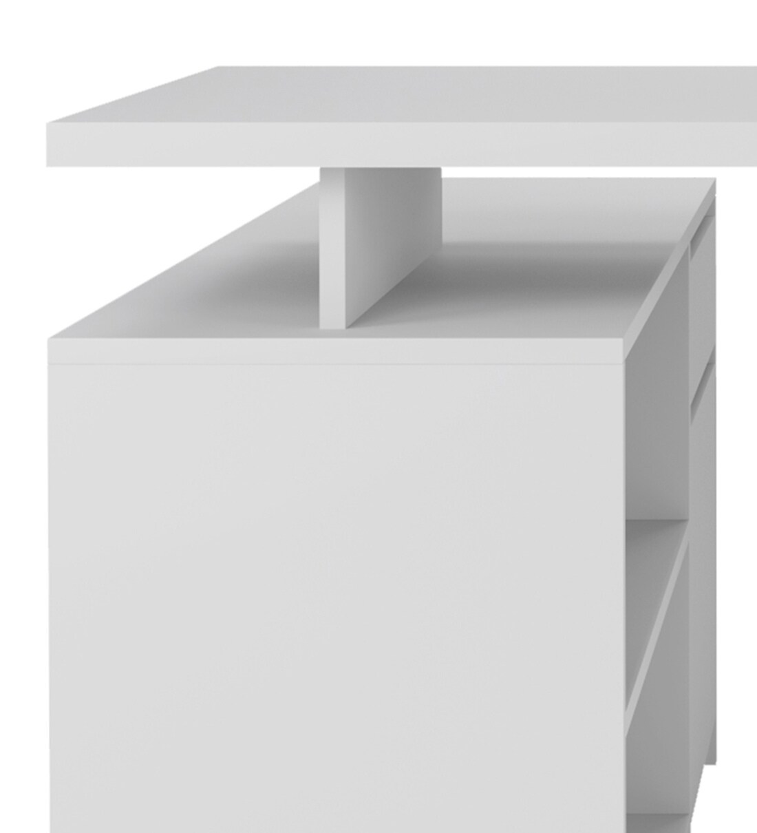 Buy Juda Writing Table in Matte Frosty White Finish Online ...
