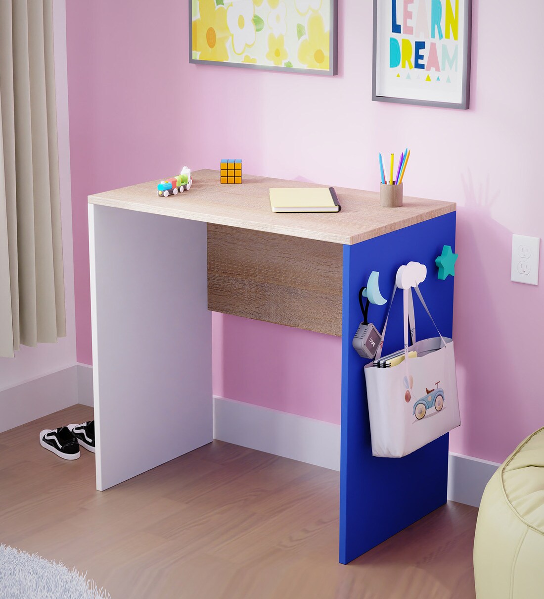 Buy Junior Champ Kids Study Table in White Colour at 20% OFF by Boingg ...