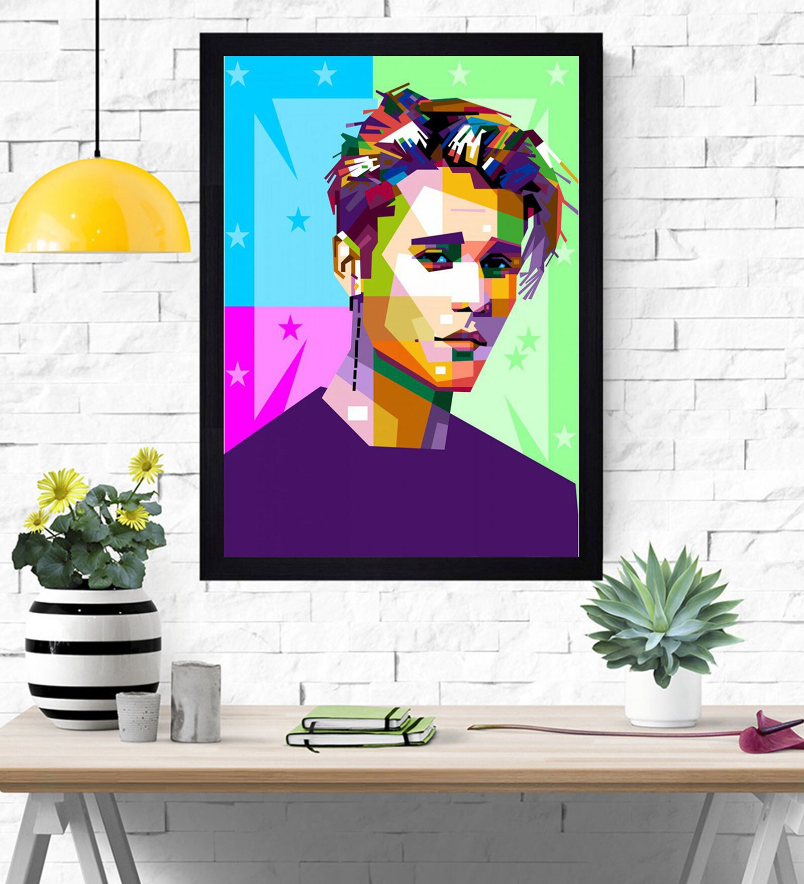 Buy Justin Bieber Wooden Framed Art Print By Chaque Decor at 28% OFF by ...