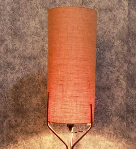 Buy Burgundy Velvet Drum Long Lampshade by Grated Ginger Online - Solid ...