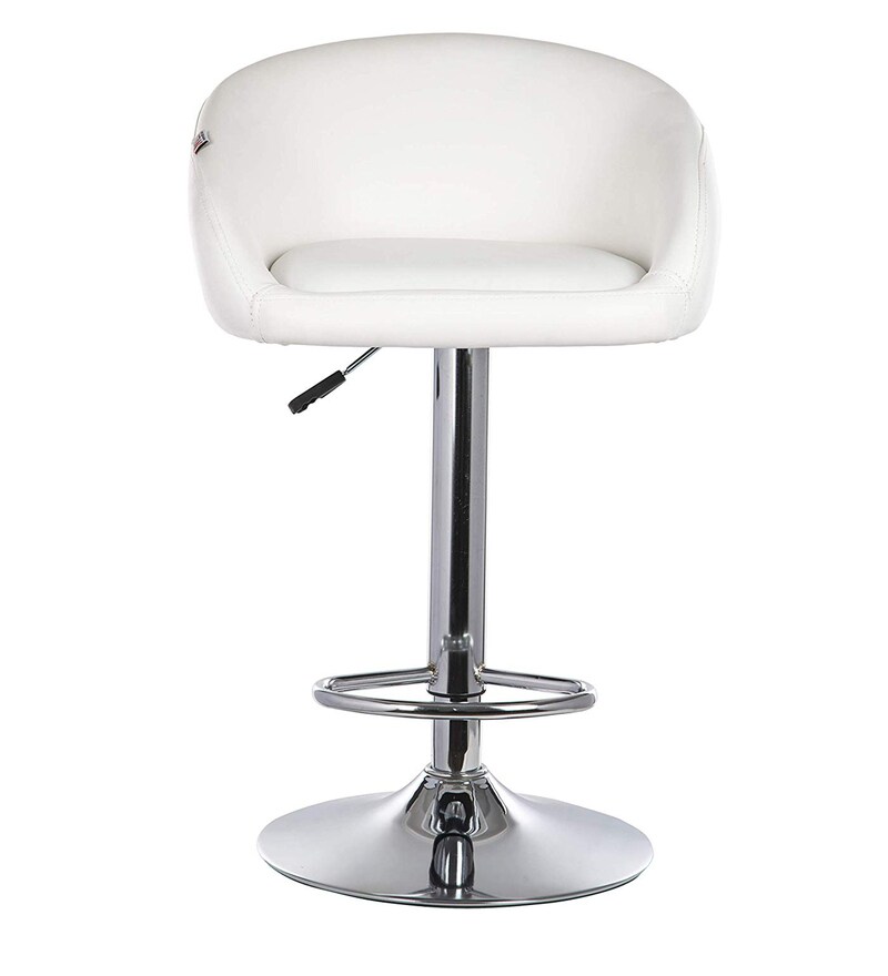 Buy Judith Office Bar Stool Chair In White Colour By Mbtc Online ...