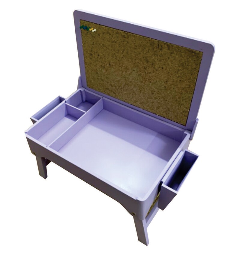 Buy Junior Activity Table with storage in Purple Colour by Kidoz Online ...