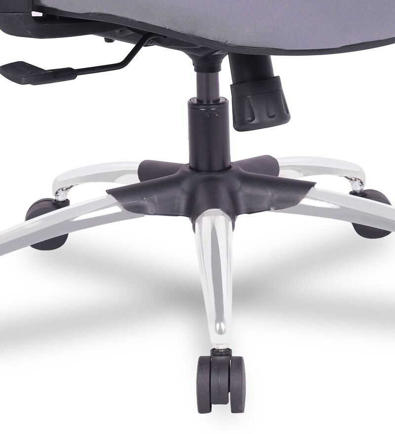 Buy Jupiter Breathable Mesh Ergonomic Chair in Black & Grey Colour with ...