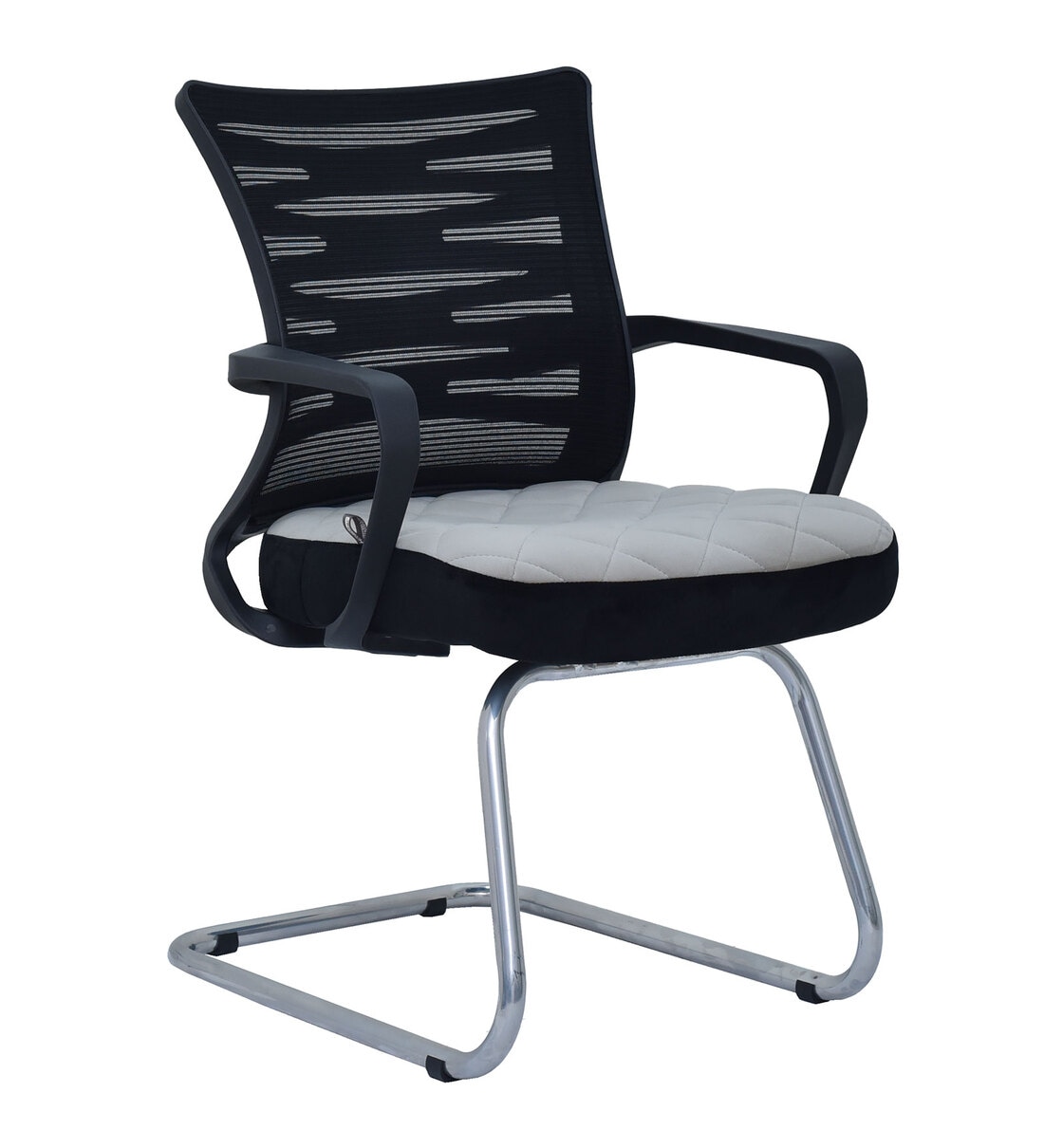 Buy Kabeel-V Cantilever Chair In Black and Grey Colour By Hr Miller ...